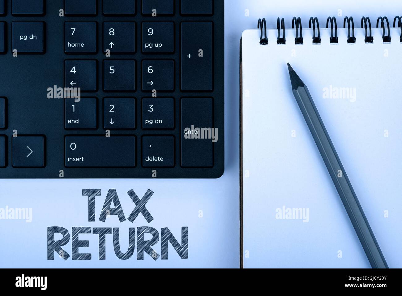 Sign displaying Tax Return. Word Written on which taxpayer makes annual ...
