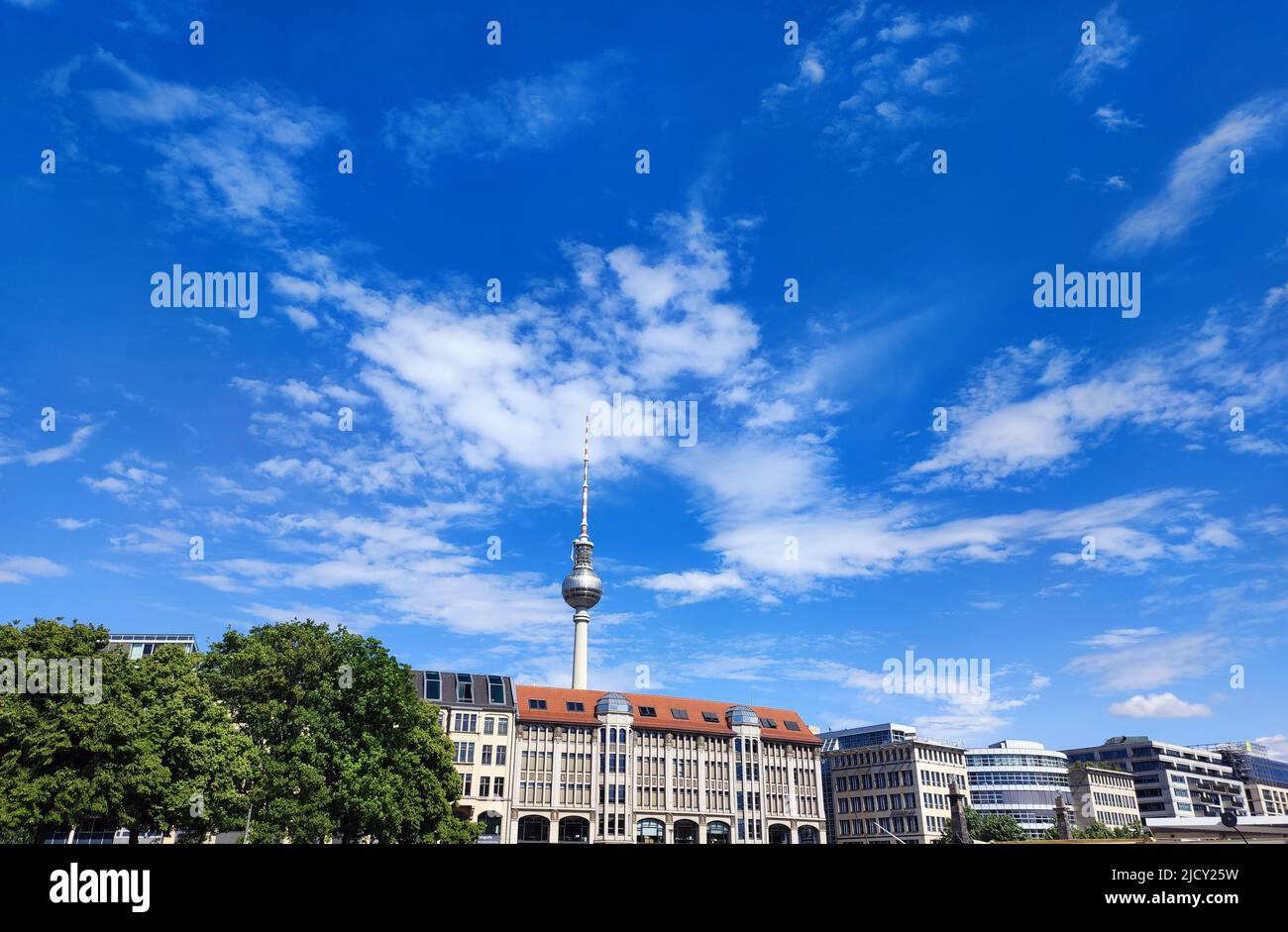 Berlin Television Tower - iconic symbol of Germany’s capital city Stock ...