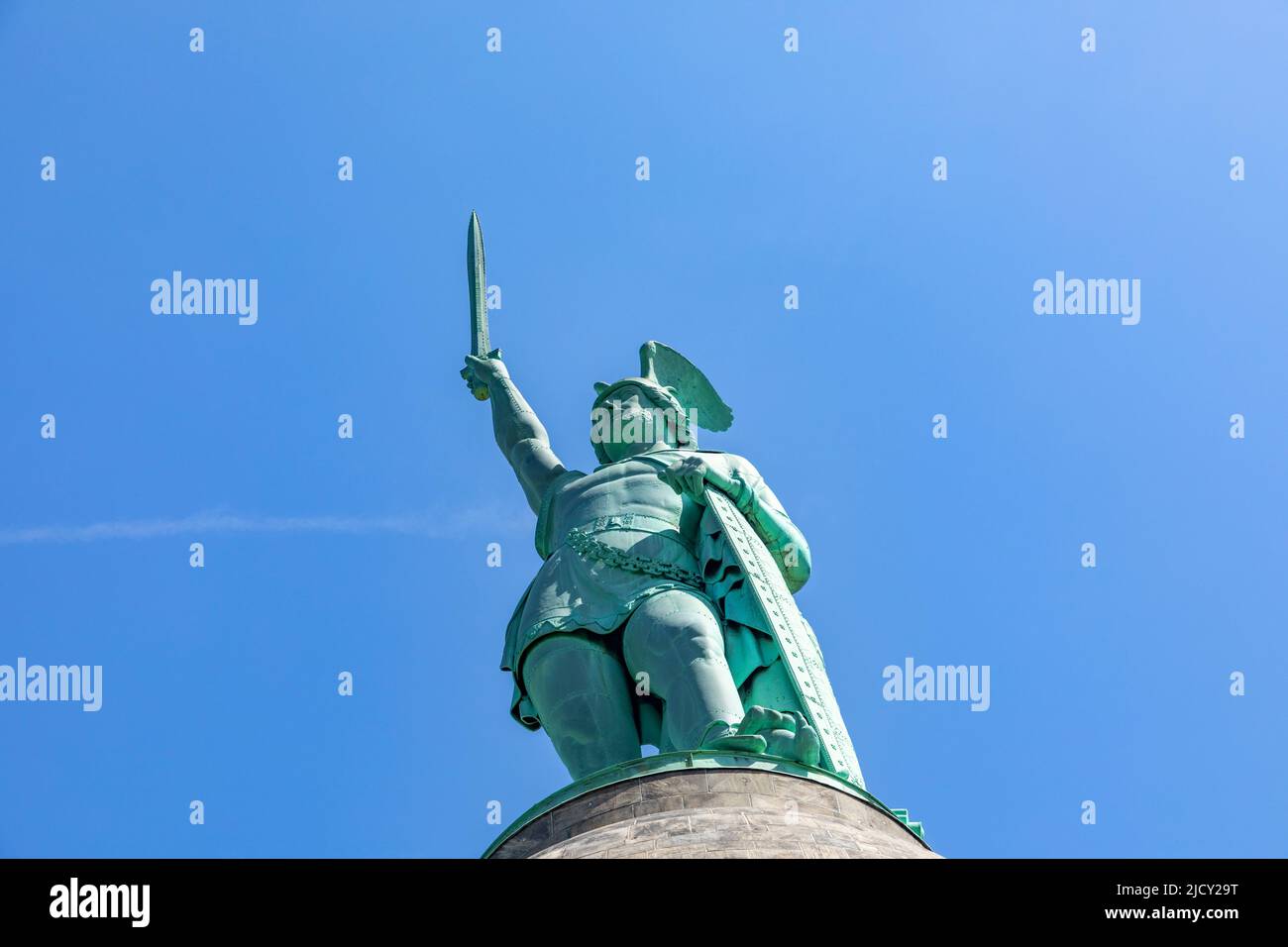 Arminius Monument in teutoburg forest in westfalia near Detmold ...