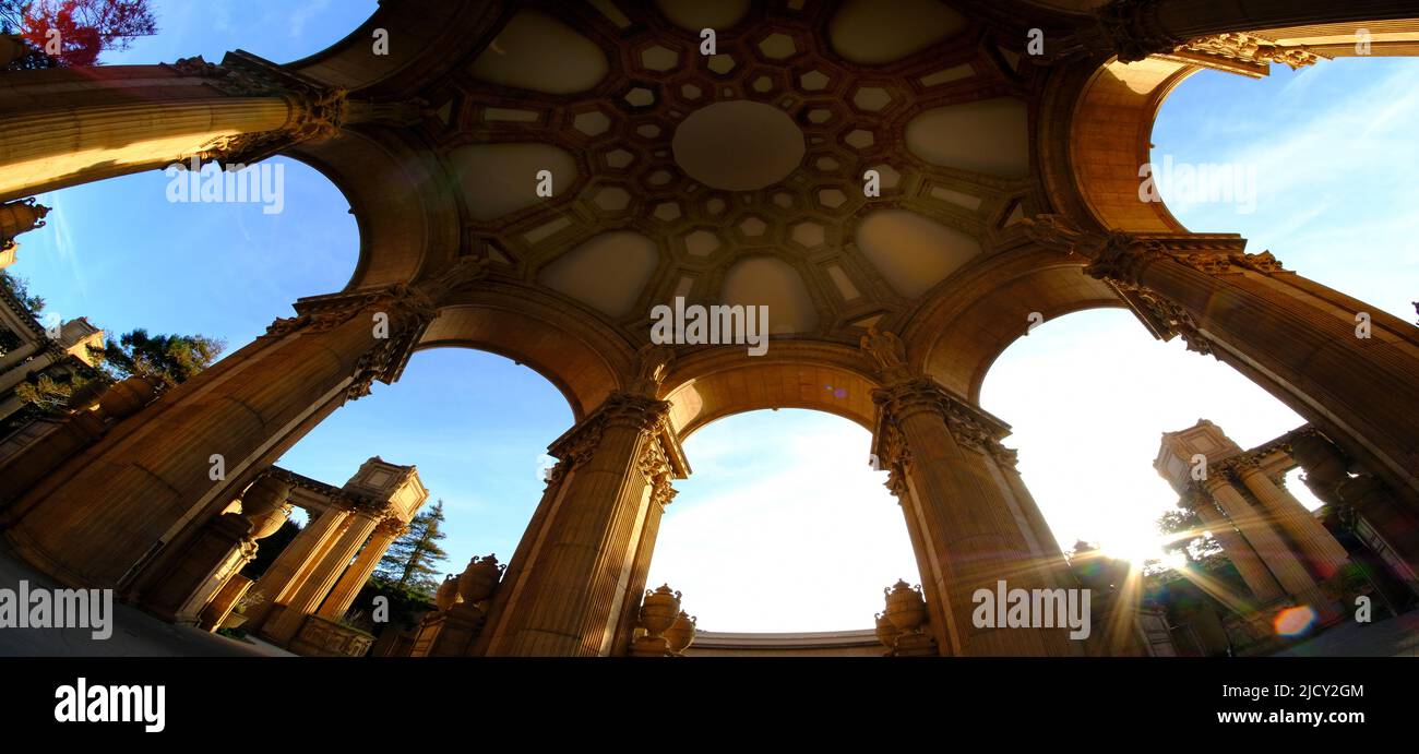 Palace of Fine Arts as a public building in San Francisco California ...