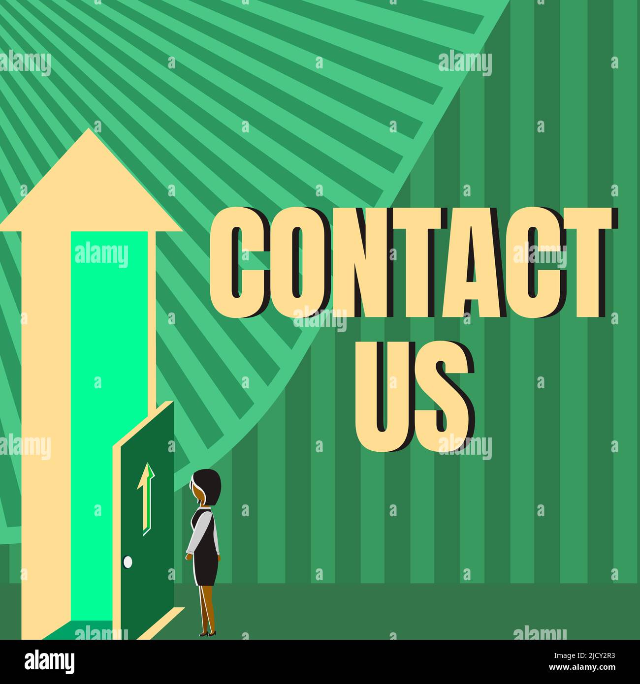 Hand writing sign Contact Us. Word for Group of person that rendering ...