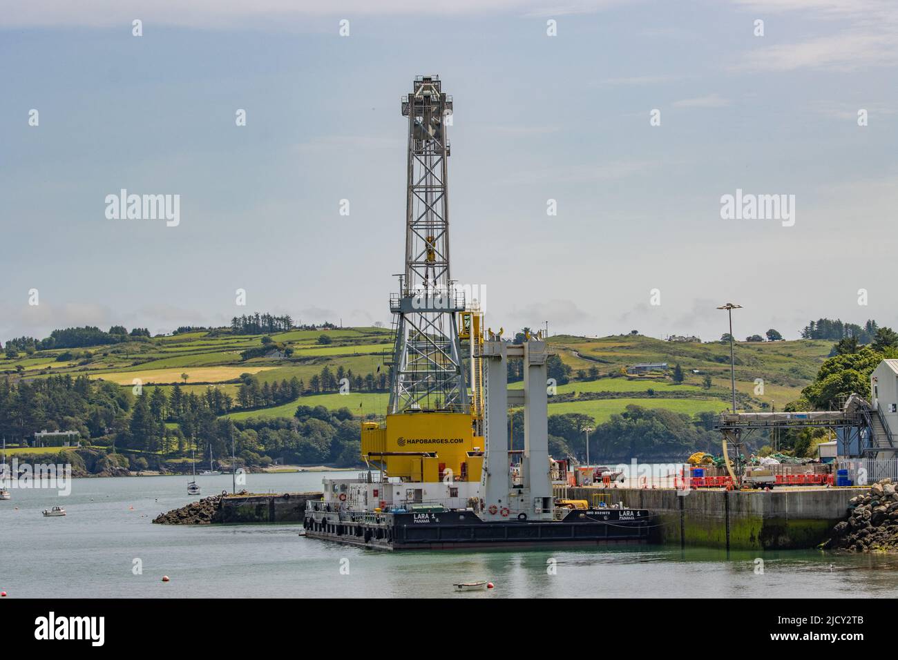 Sunken Trawler, Union Hall, Co. Cork Stock Photo - Alamy