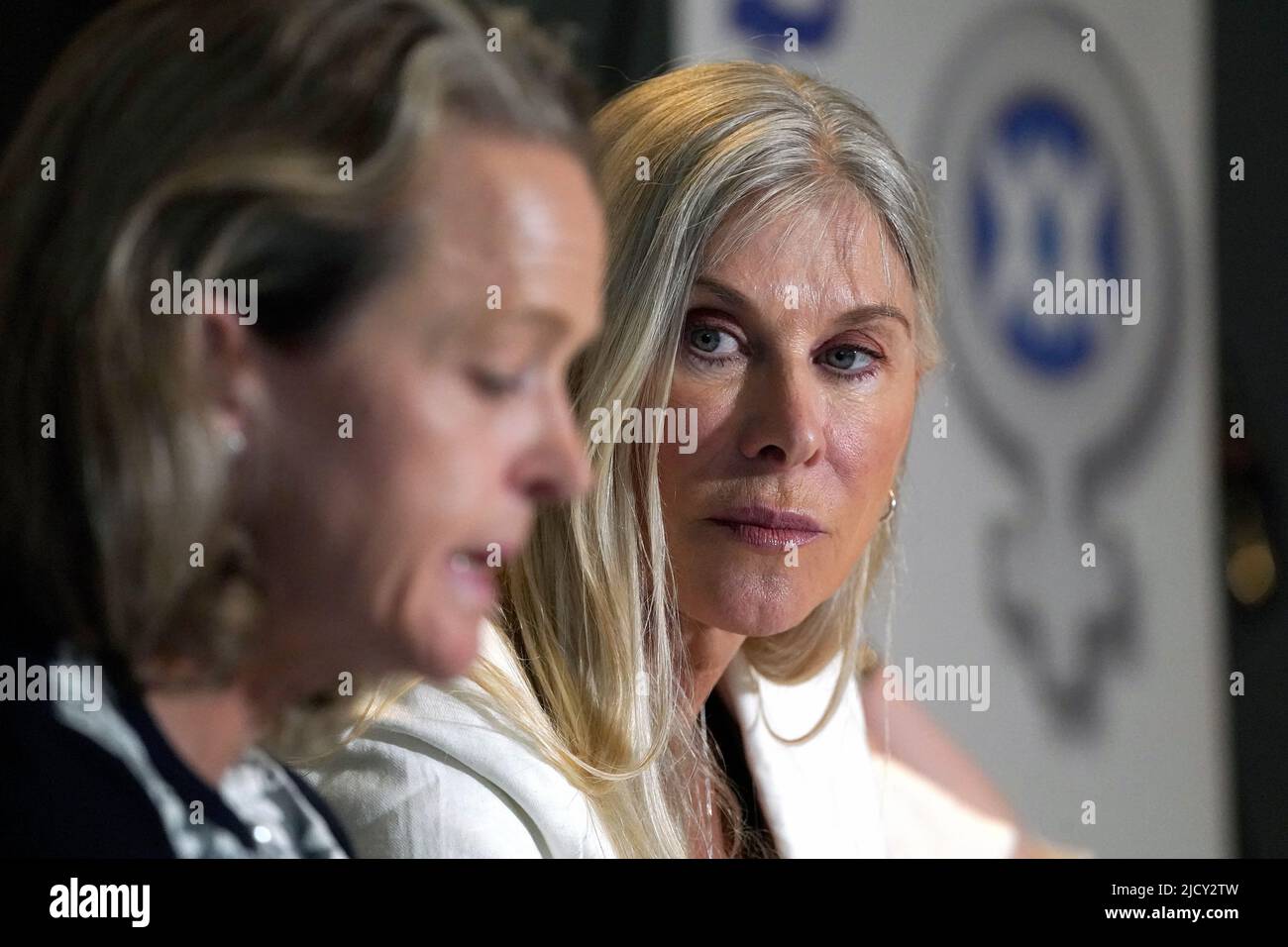 Former Olympic athletes Sharron Davies and Mara Yamauchi speak about ...