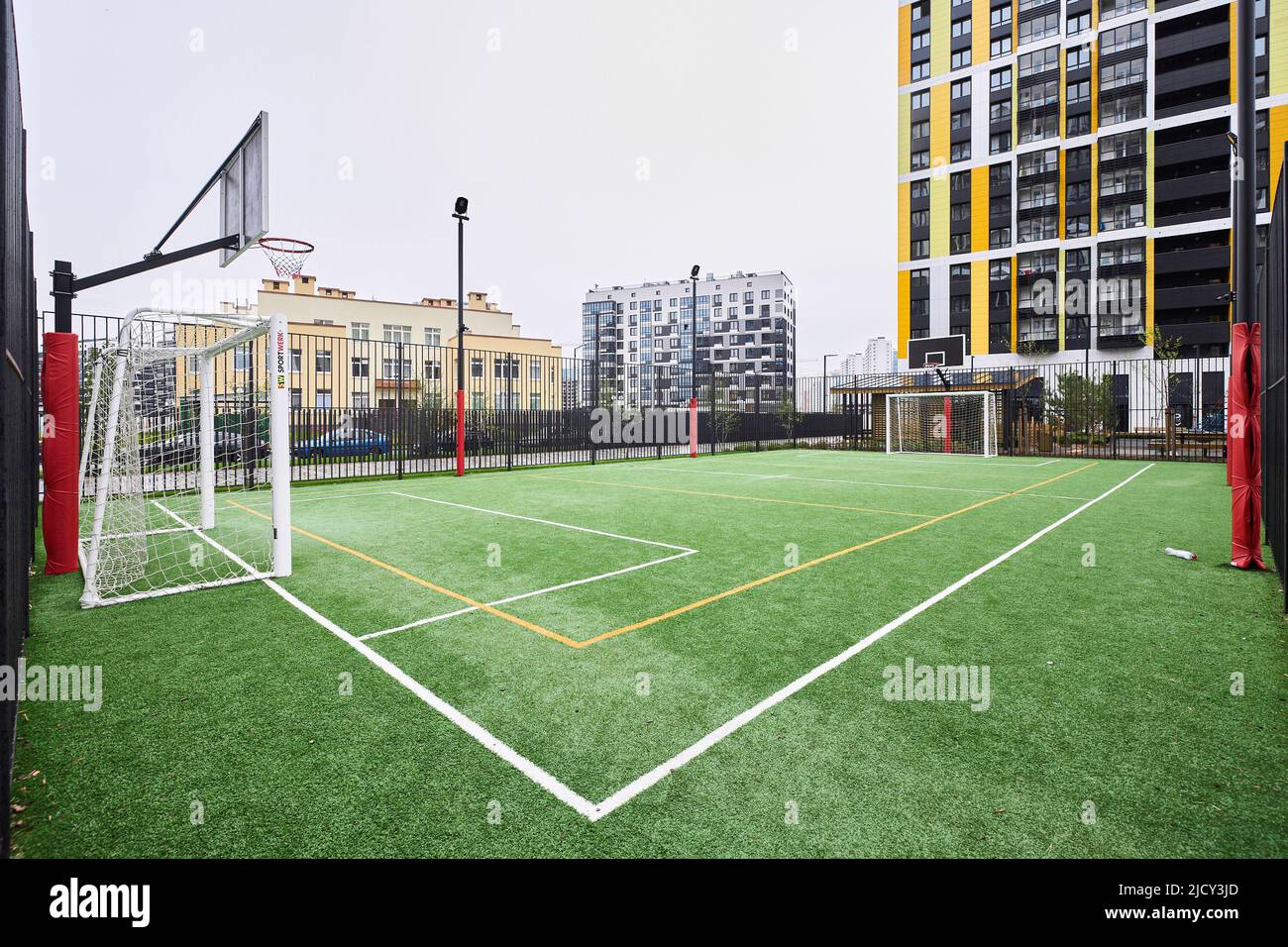 Soccer football ball stadium 3d hi-res stock photography and images - Alamy