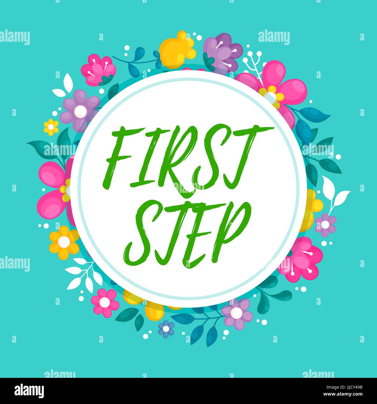 Inspiration showing sign First Step. Business overview Pertaining to the start of a certain ...