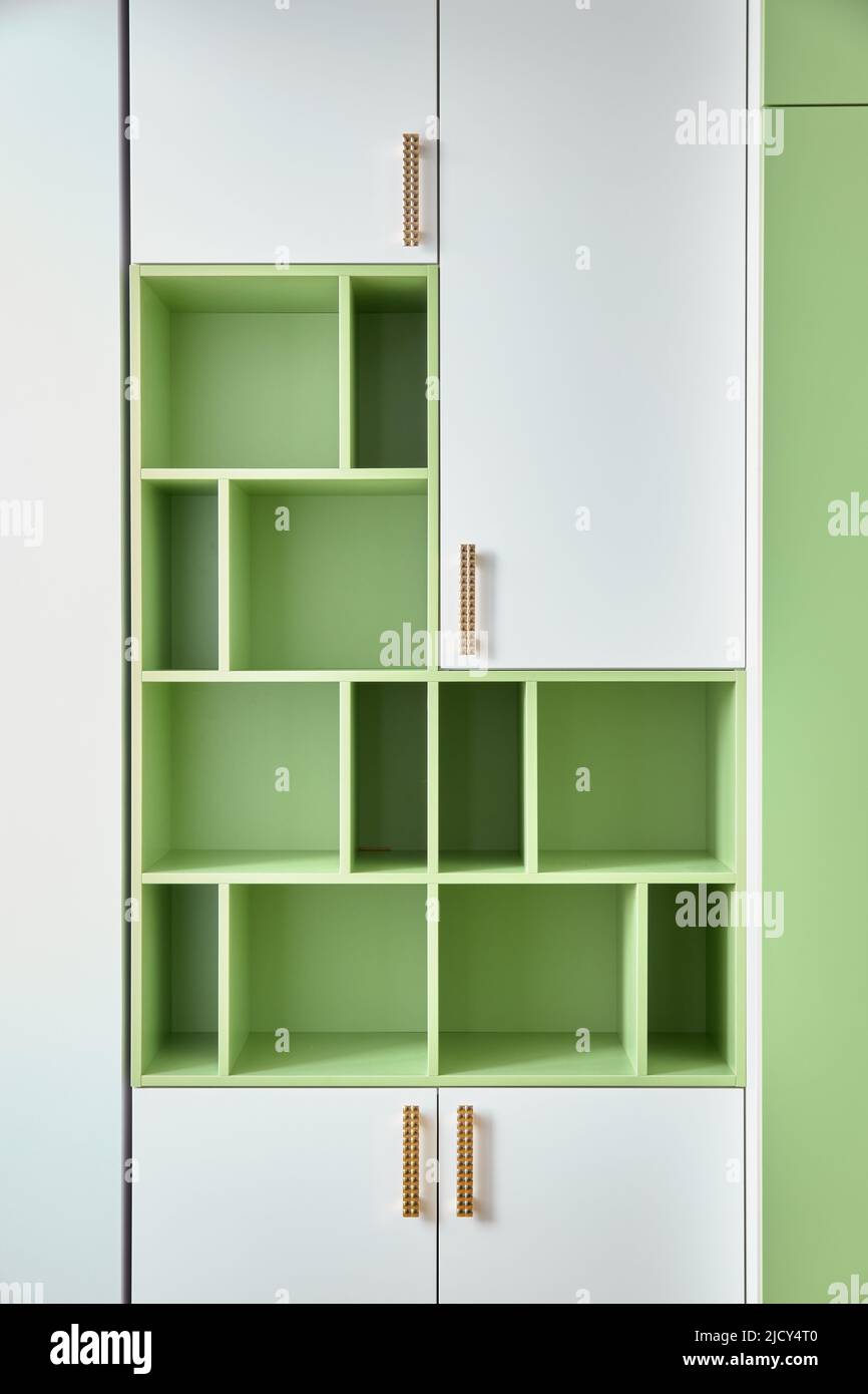 Open wardrobe folded clothes hi-res stock photography and images - Alamy