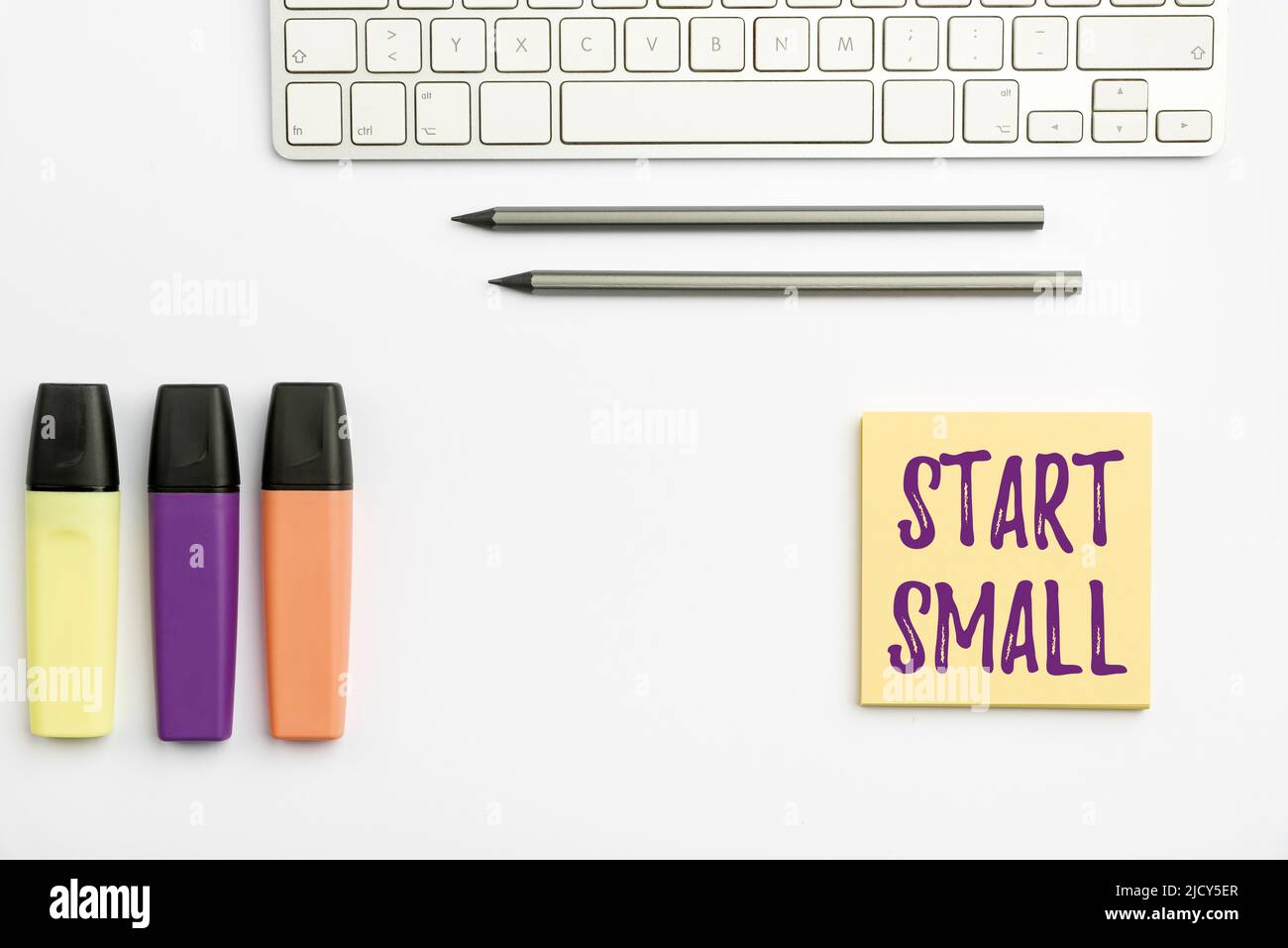 Sign displaying Start Small. Internet Concept Small medium enterprises ...