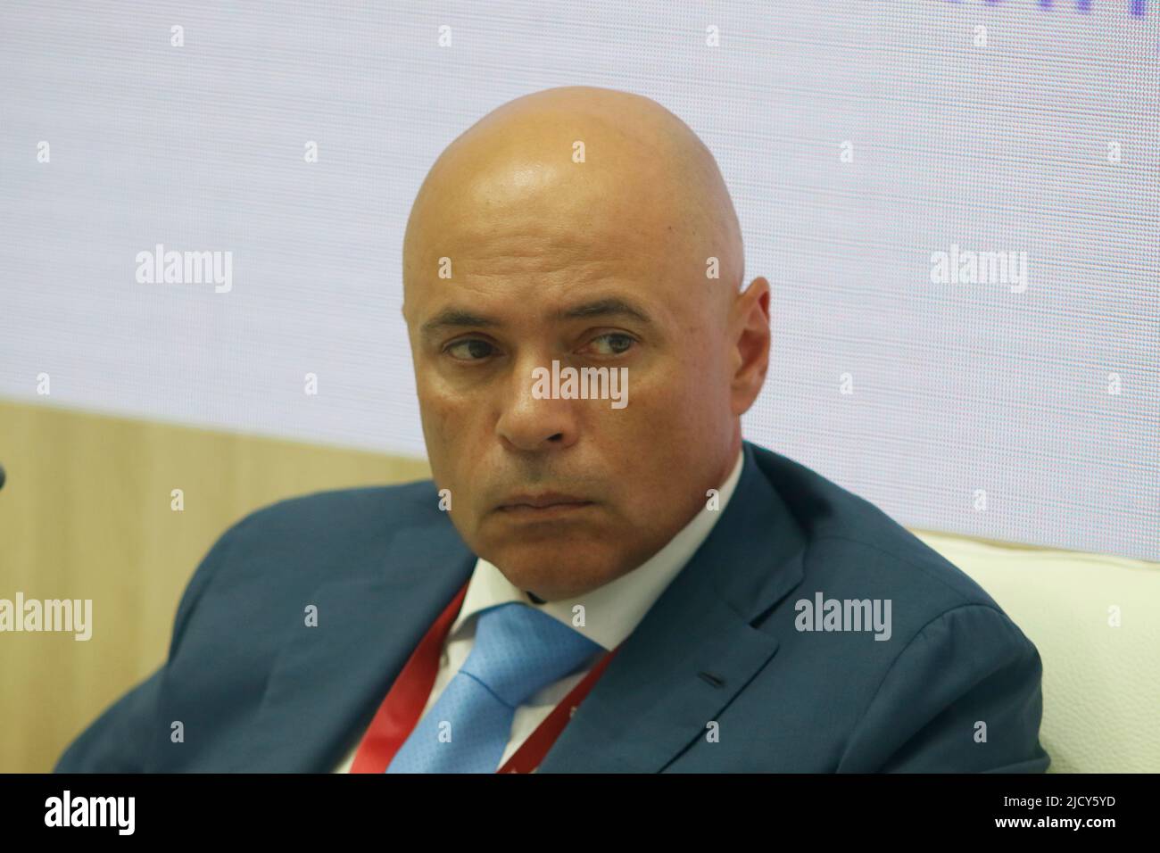 Saint Petersburg, Russia - 16 June 2022: St. Petersburg International Economic Forum 2022 (SPIEF ...