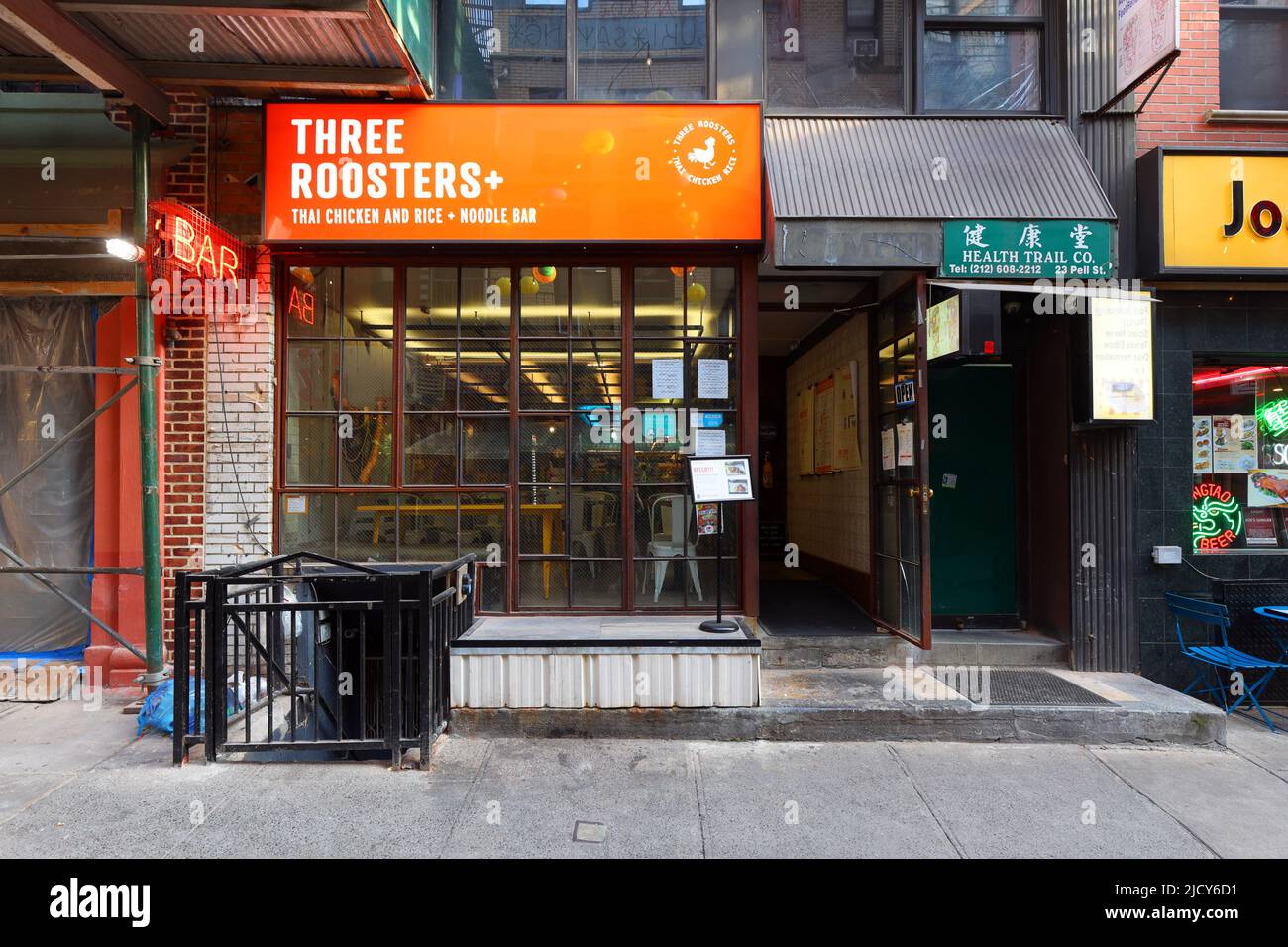 [historical] Three Roosters, 23 Pell St, New York, NYC storefront photo ...
