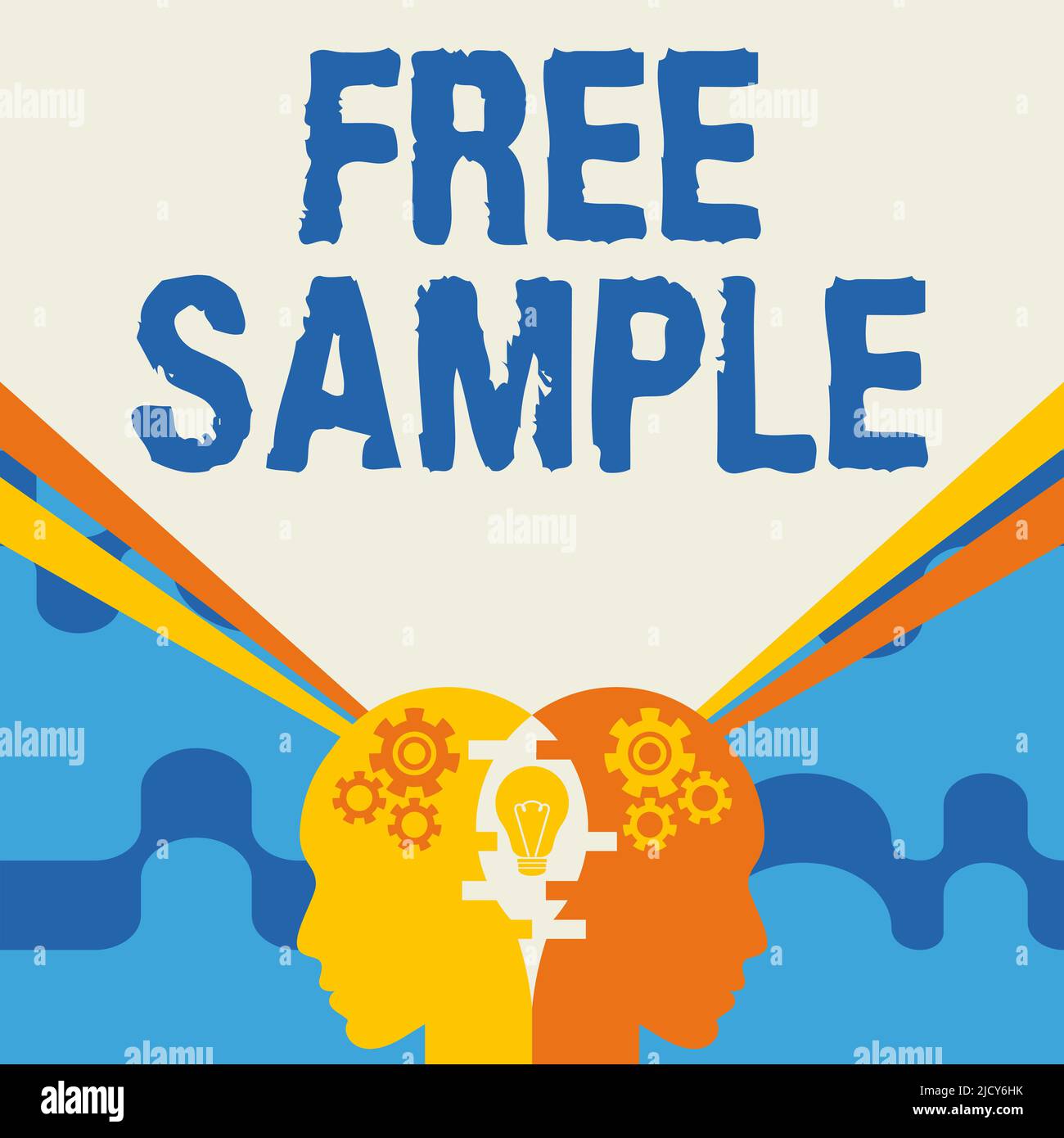 Text sign showing Free Sample. Internet Concept portion of products ...