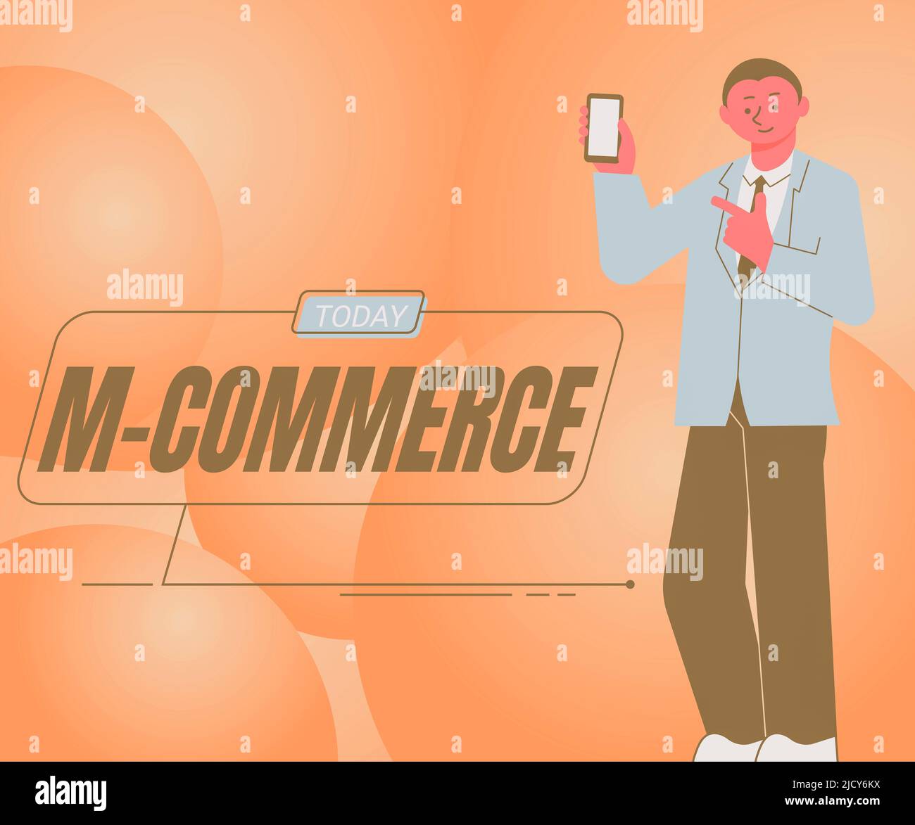 Hand writing sign M Commerce. Concept meaning commercial transactions ...