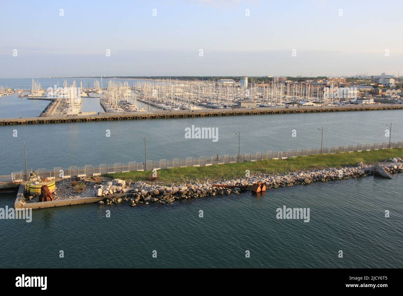 The harbour at Ravenna, Italy Stock Photo - Alamy