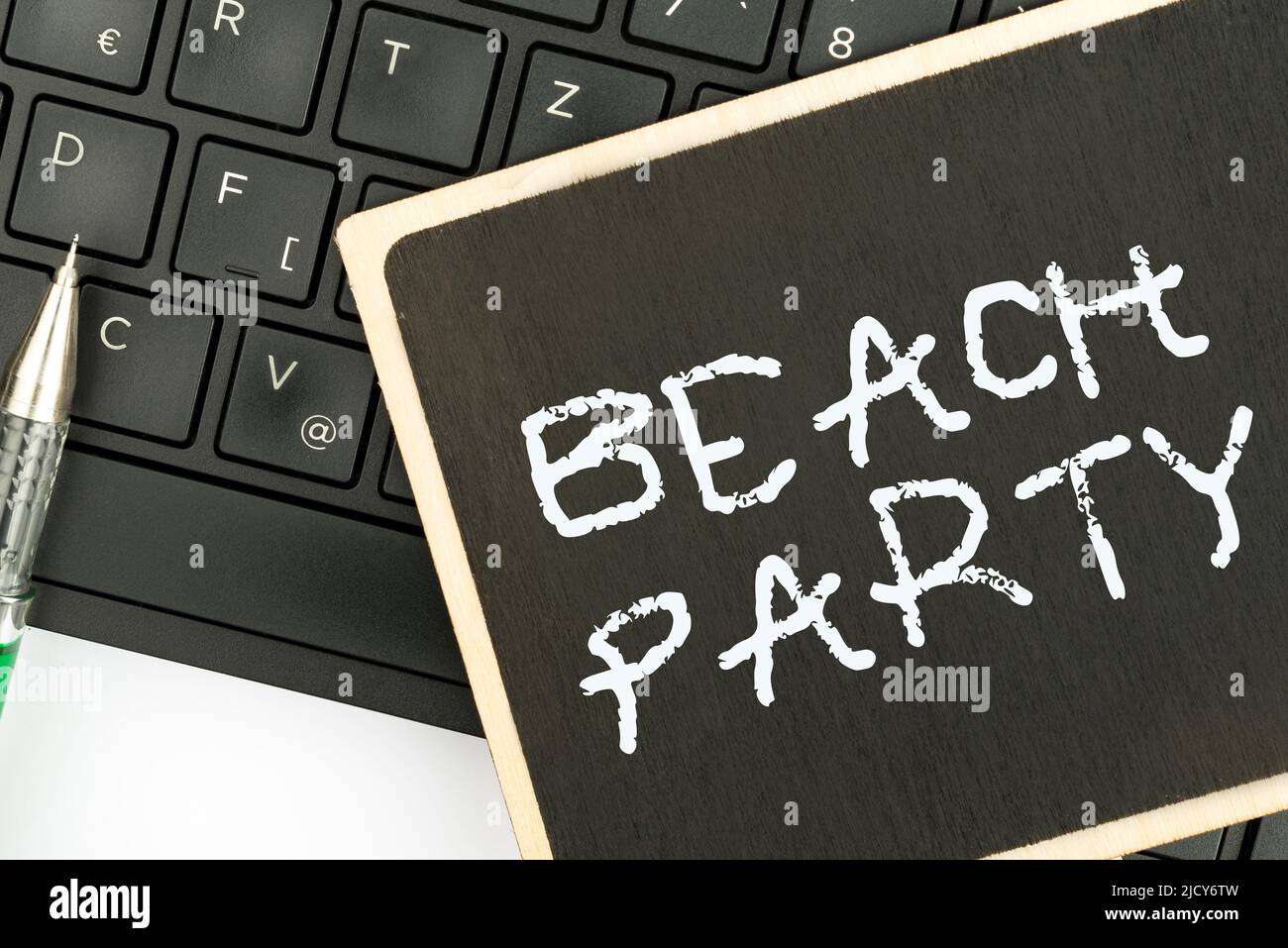 Writing displaying text Beach Party. Business showcase small or big ...