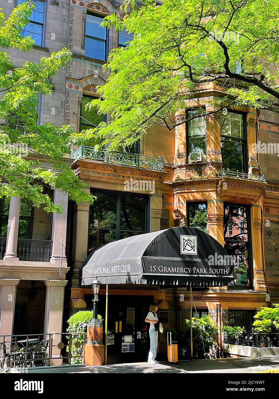 The National Arts Club is located on the south side of Gramercy Park in ...