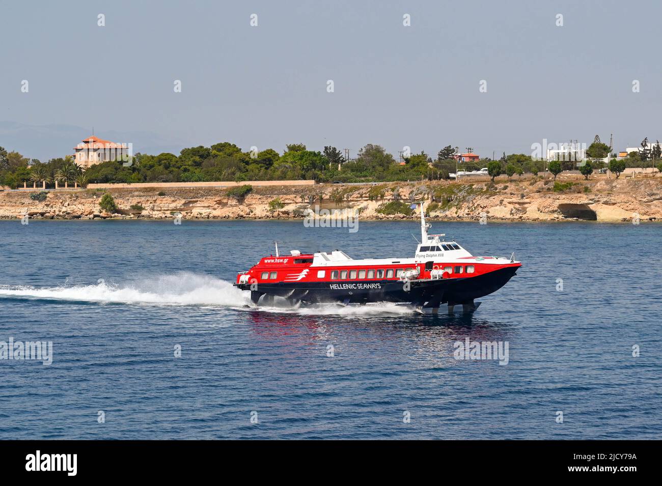 Flying dolphin hydrofoil ferry greece hi-res stock photography and images - Alamy