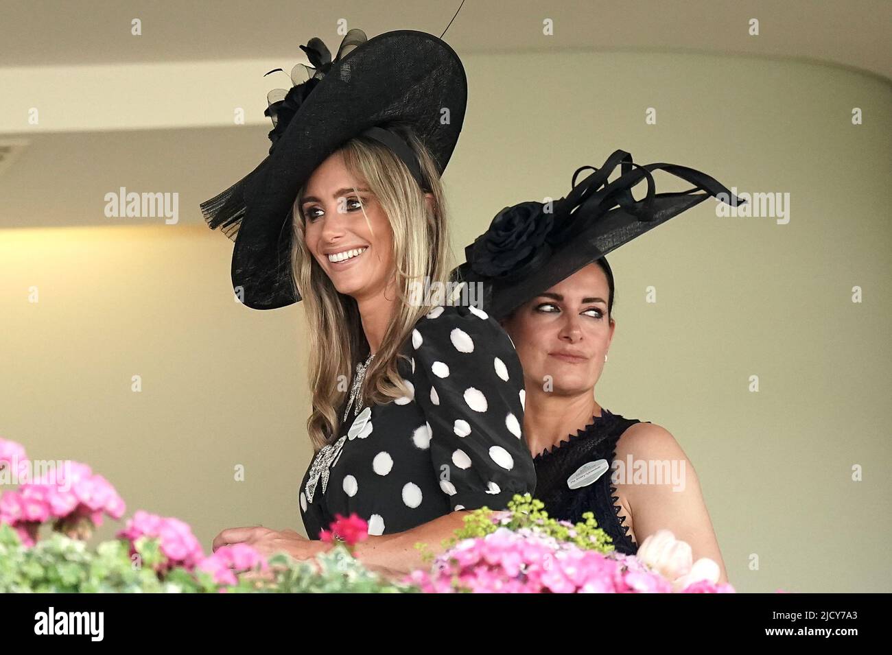 Katherine Jenkins and Kirsty Gallacher (right) during day three of ...