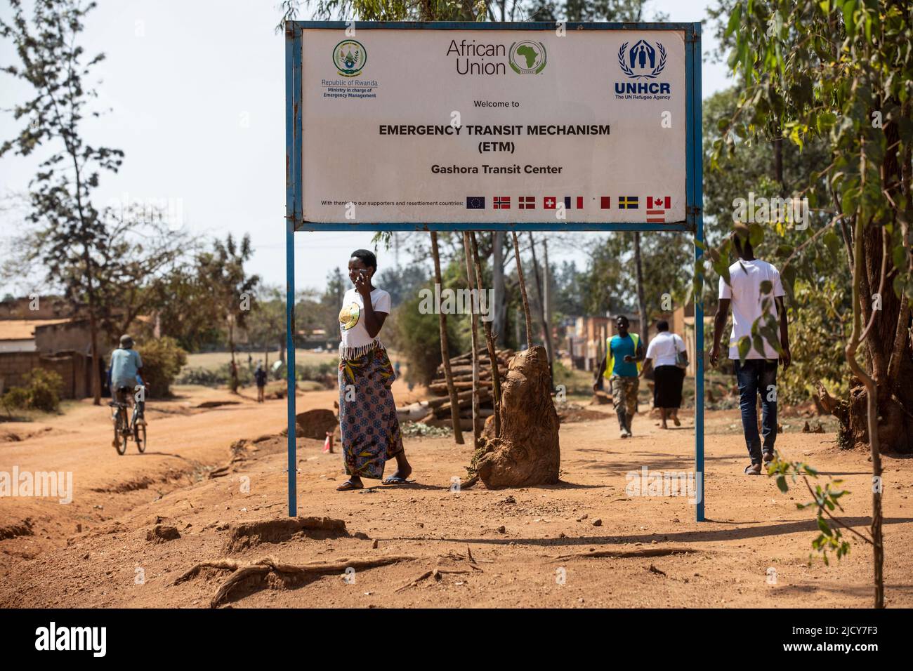 PHOTO:JEFF GILBERT 15th June 2022 Gashora Transit Centre, Rwanda Stock ...