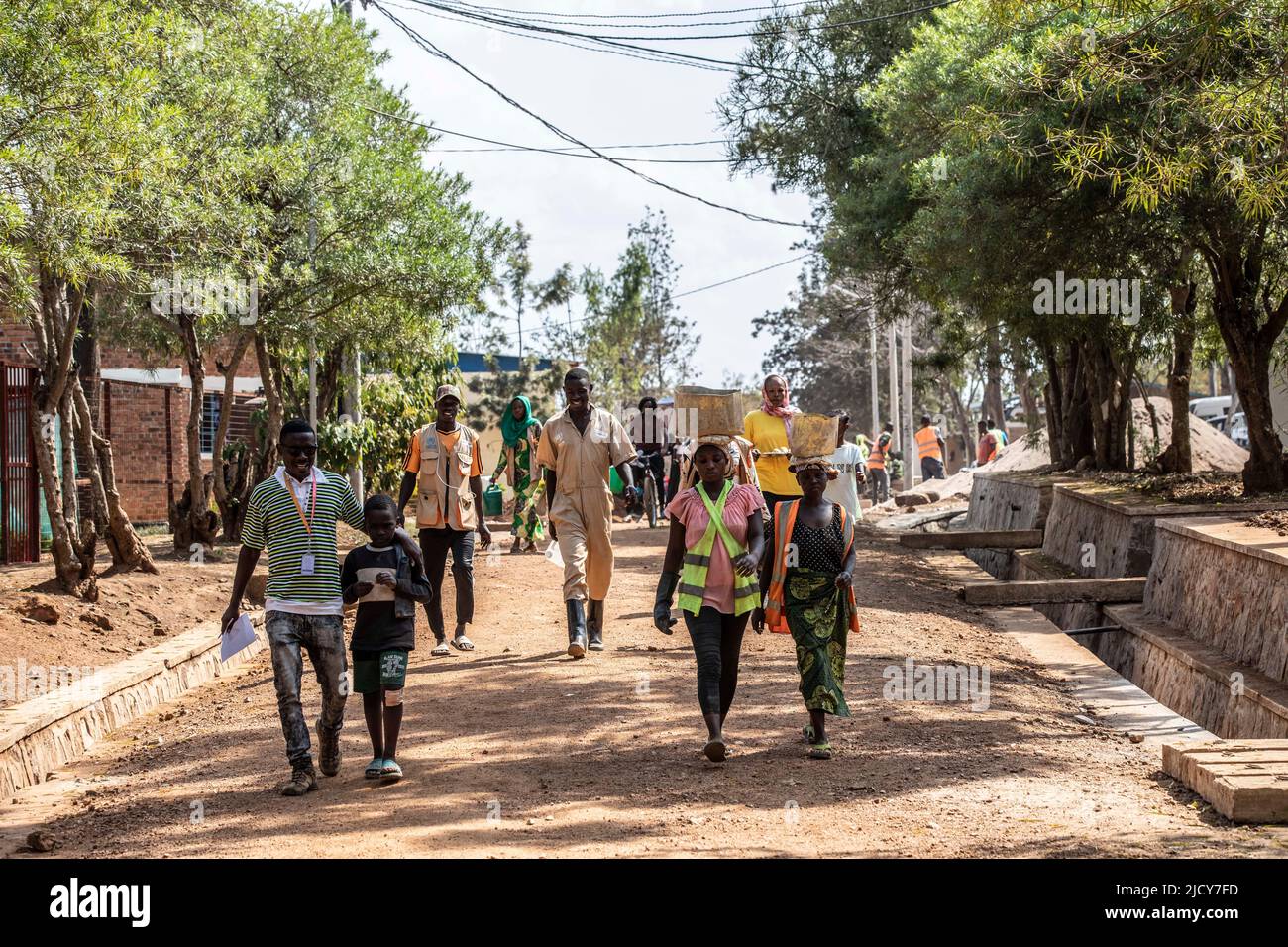 PHOTO:JEFF GILBERT 15th June 2022 Gashora Transit Centre, Rwanda Stock ...