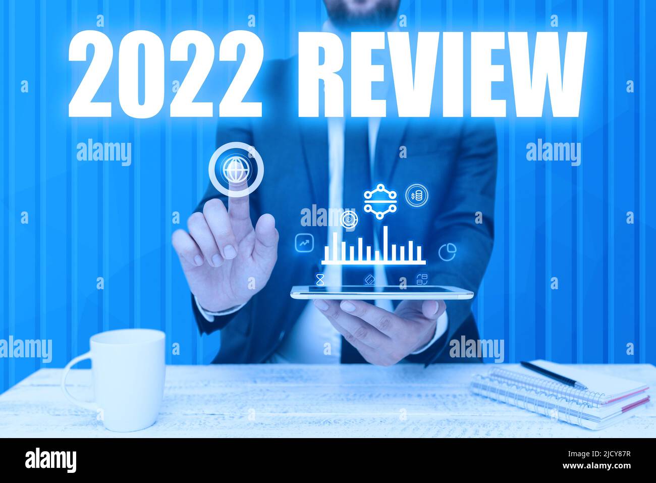 Sign displaying 2022 Review. Word Written on seeing important events or ... Sign displaying 2022 Review. Word Written on seeing important events or ...