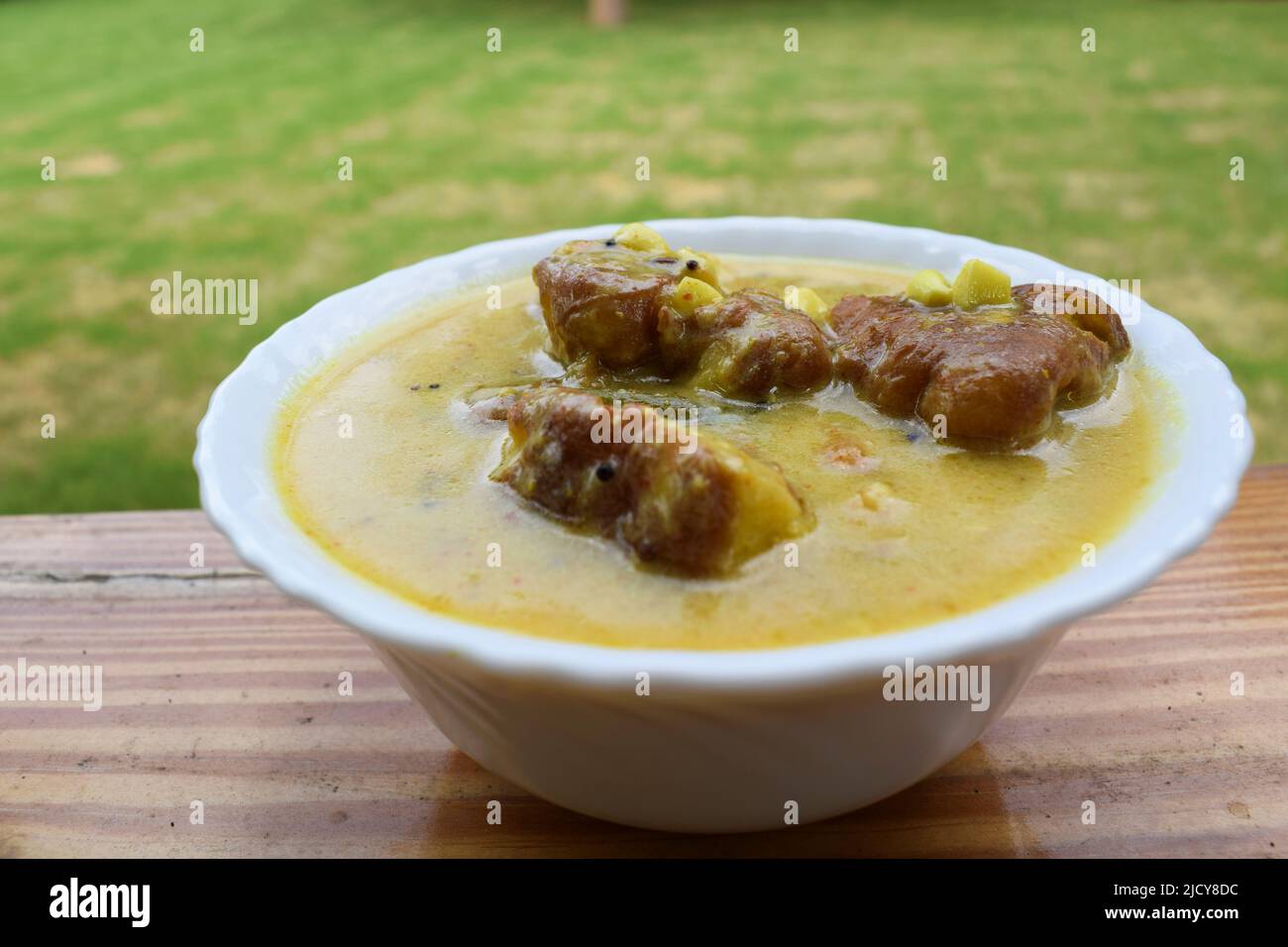 Kadhi pakoda or Kadhi pakora an Indian and pakistani food dish recipe ...