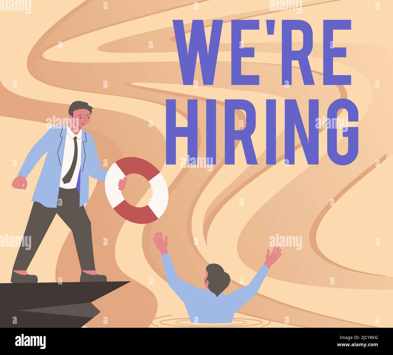 Conceptual Display We Are Hiring Concept Meaning Advertising