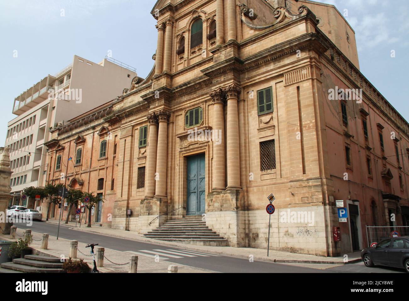 baroque church (Collegio di Maria Addolorata) in ragusa in sicily ...