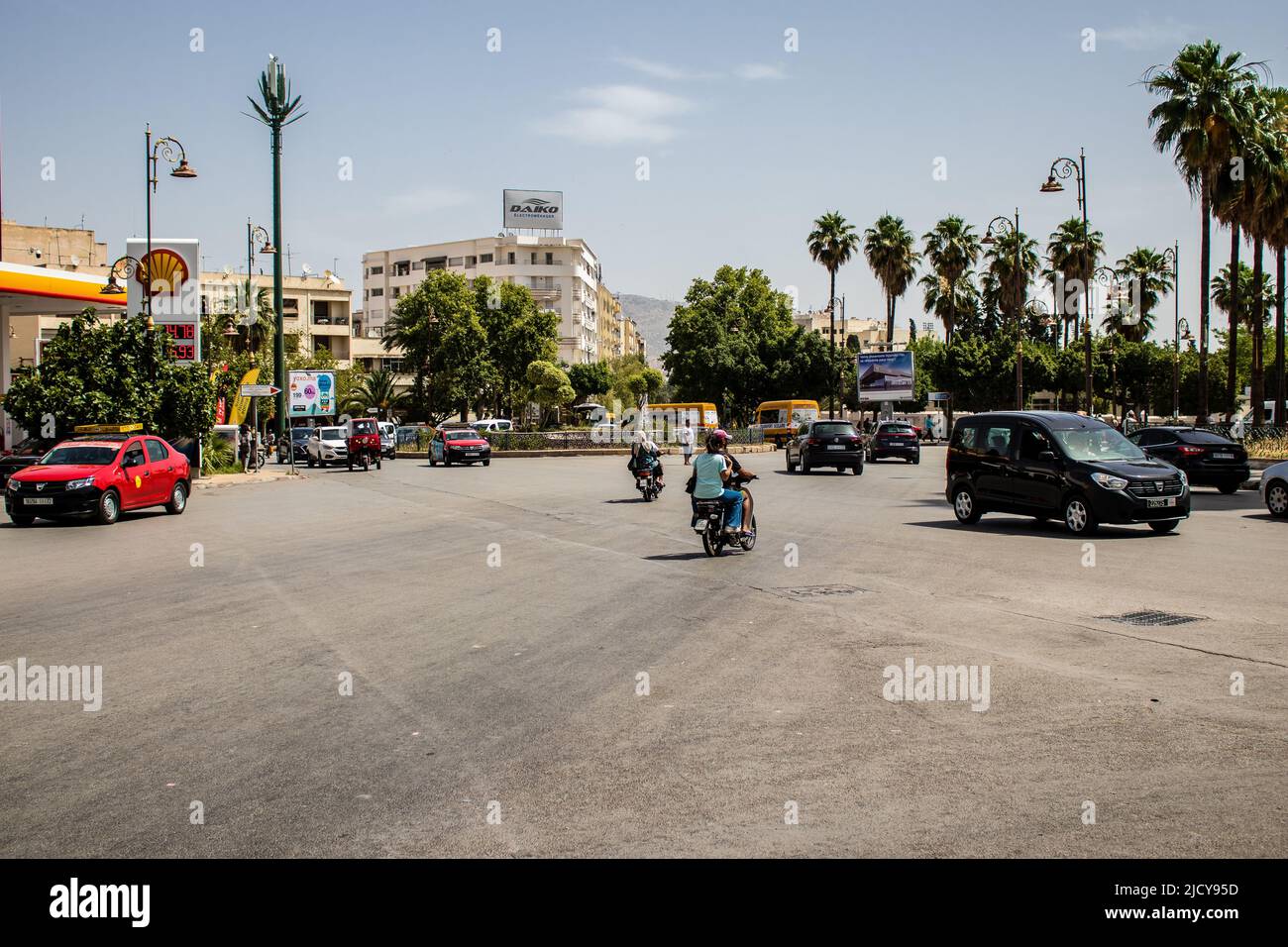 Fez, Morocco - June 16, 2022 Cityscape and architecture of Fez, the ...