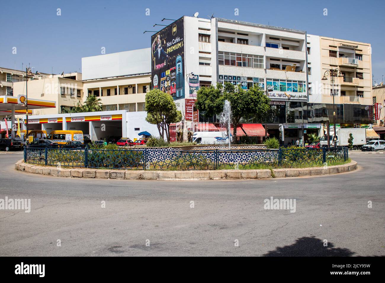 Fez, Morocco - June 16, 2022 Cityscape and architecture of Fez, the ...