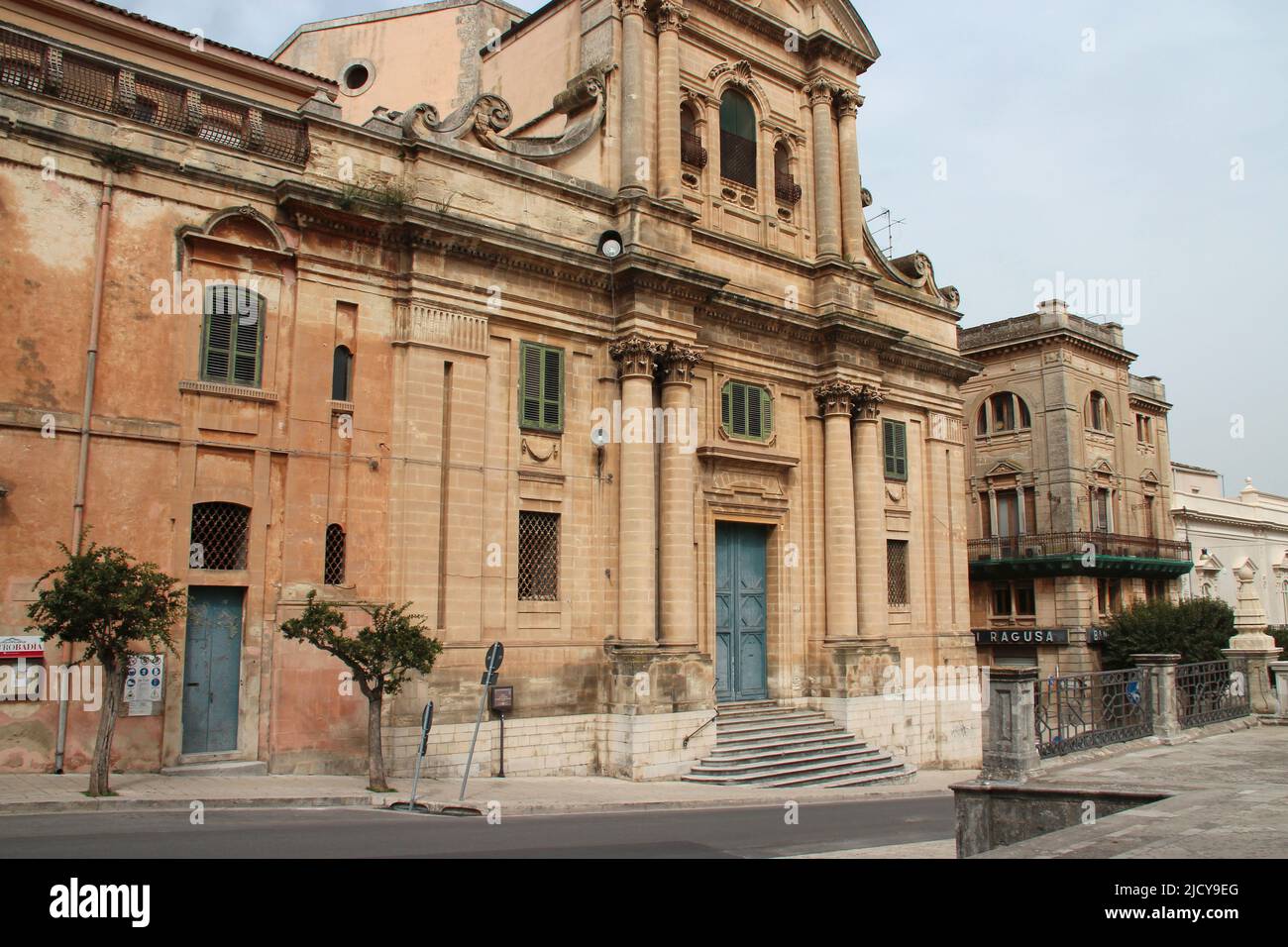 baroque church (Collegio di Maria Addolorata) in ragusa in sicily ...