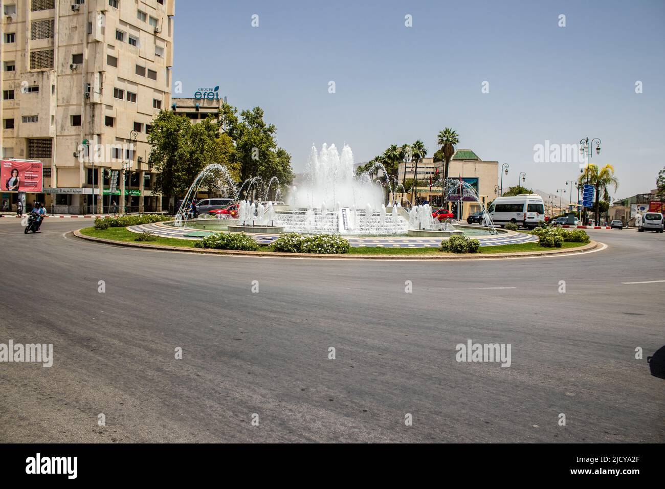 Fez, Morocco - June 16, 2022 Cityscape and architecture of Fez, the ...