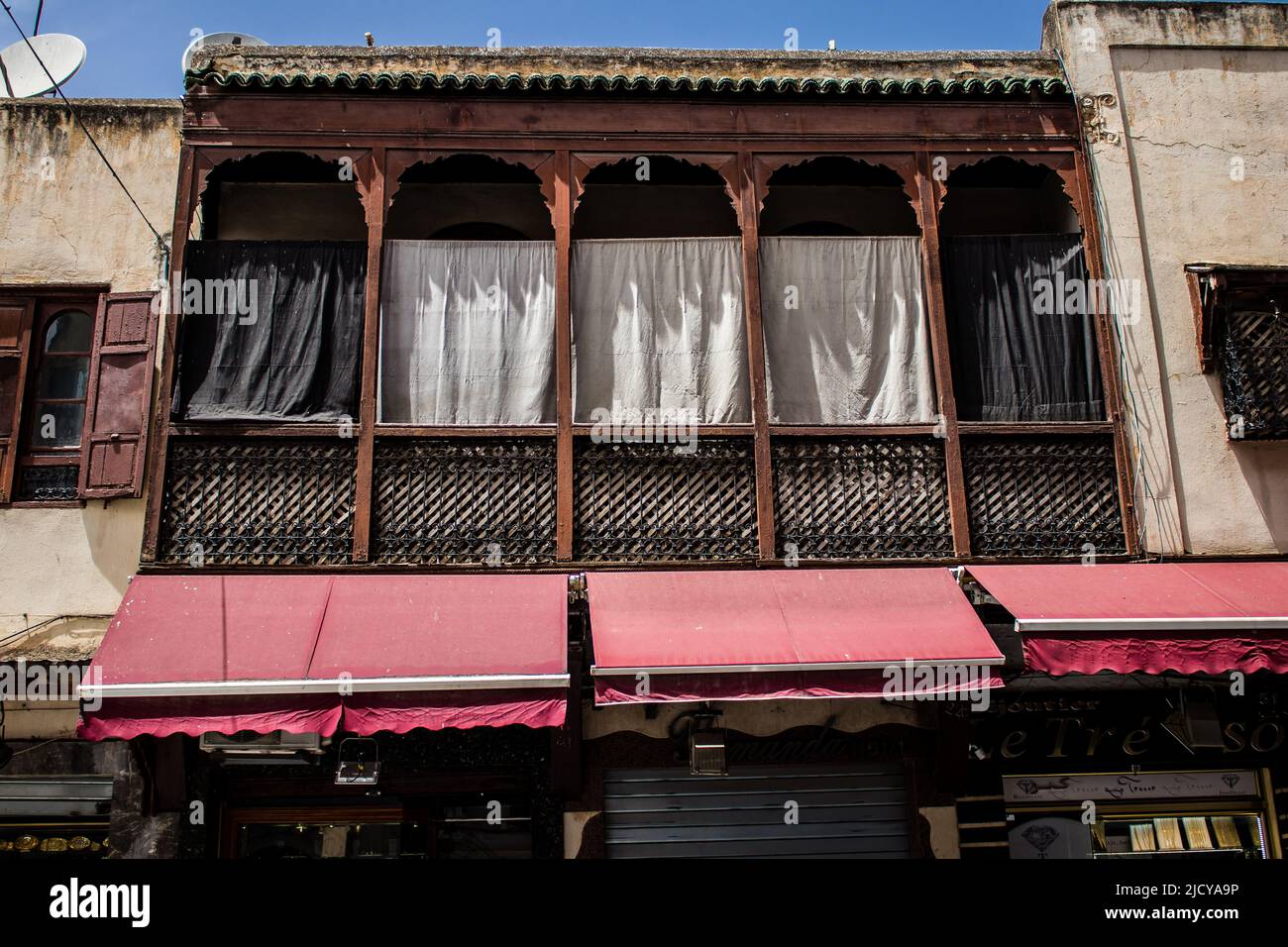 Fez, Morocco - June 16, 2022 Cityscape and architecture of Fez, the ...
