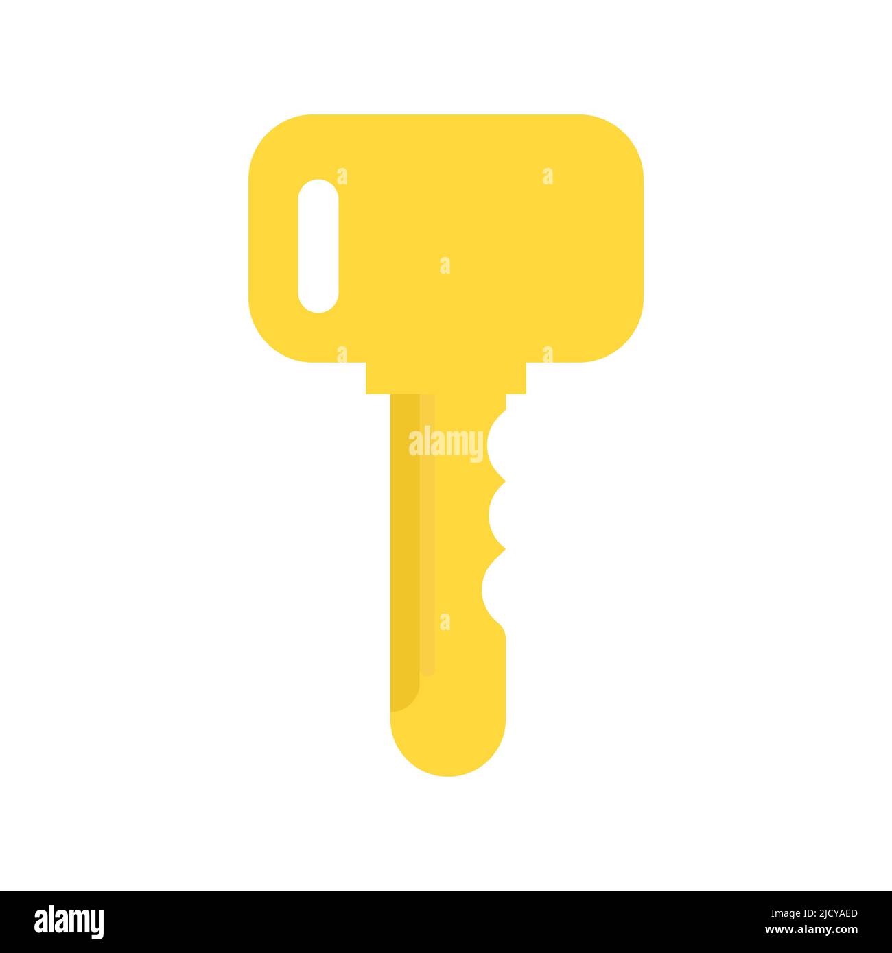 Key security vector icon door. House lock and safe home protection ...