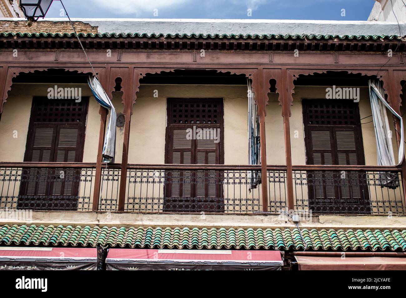 Fez, Morocco - June 16, 2022 Cityscape and architecture of Fez, the ...