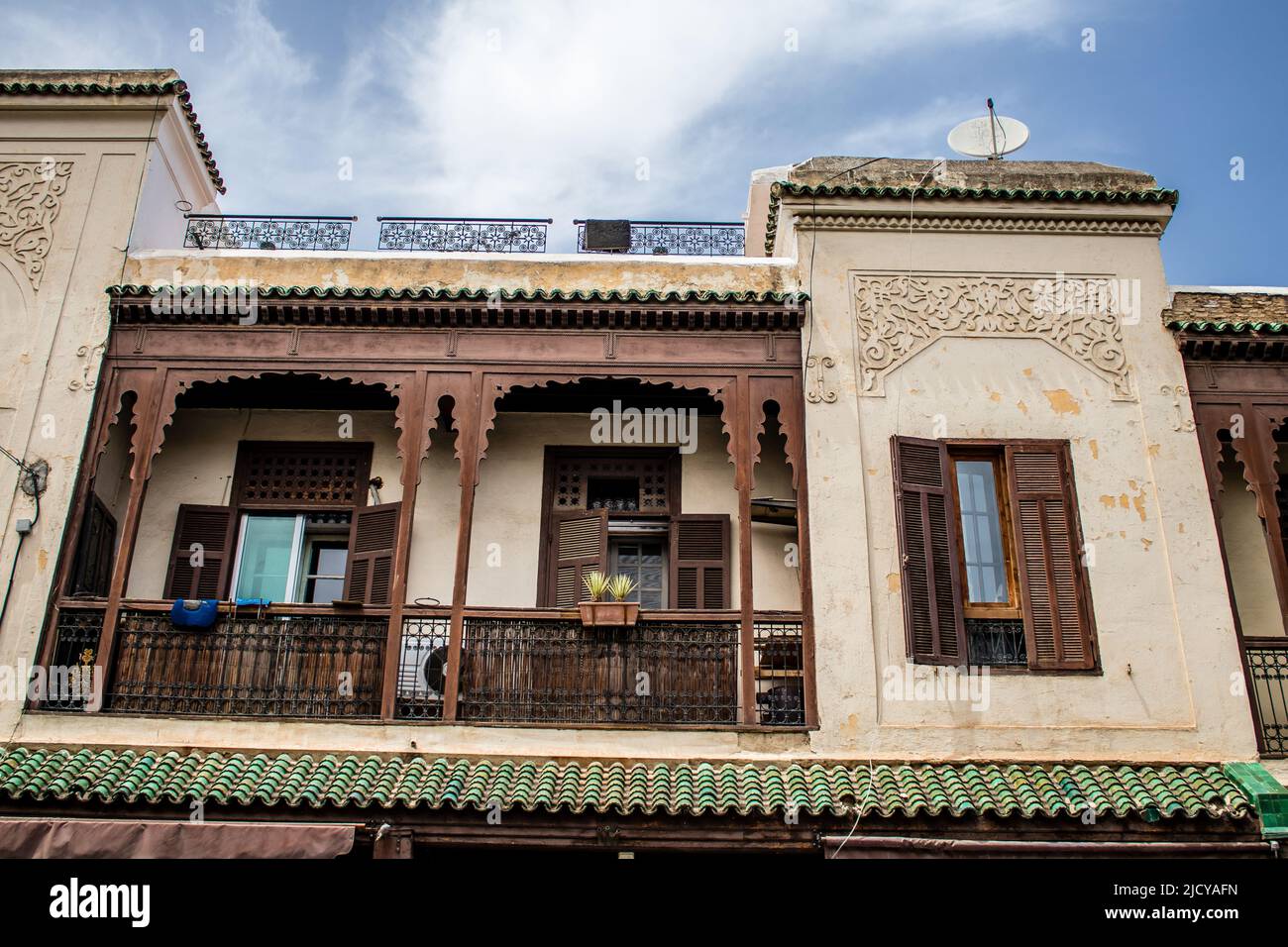 Fez, Morocco - June 16, 2022 Cityscape and architecture of Fez, the ...