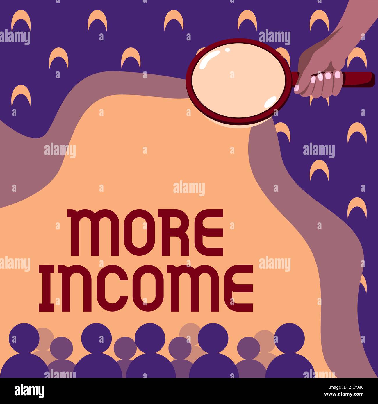 Hand writing sign More Income. Business showcase Additional money ...