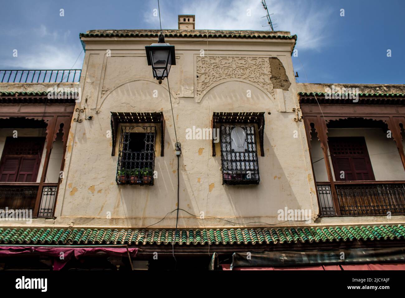 Fez, Morocco - June 16, 2022 Cityscape and architecture of Fez, the ...