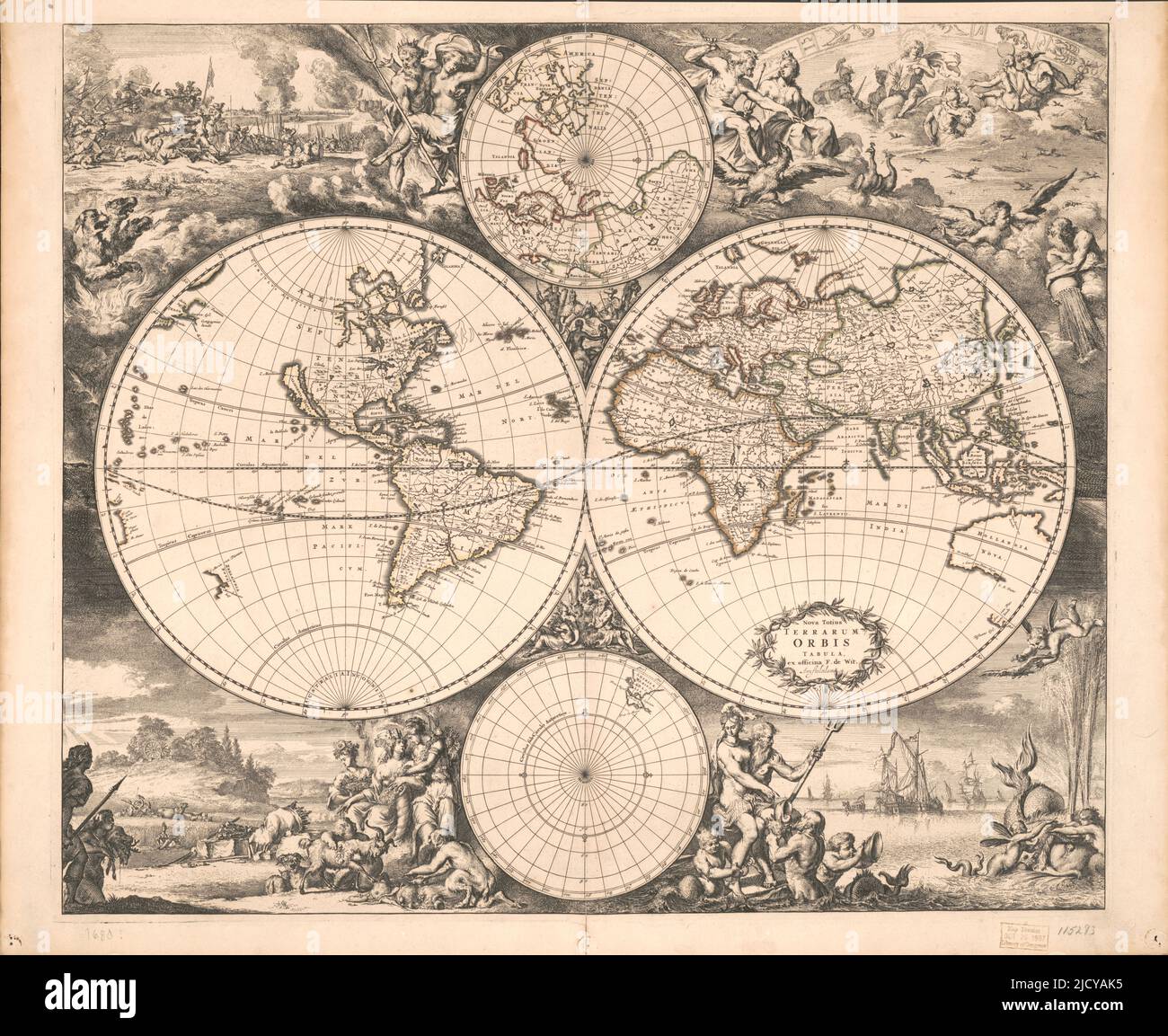 Nova totius terrarum orbis tabula hi-res stock photography and images - Alamy
