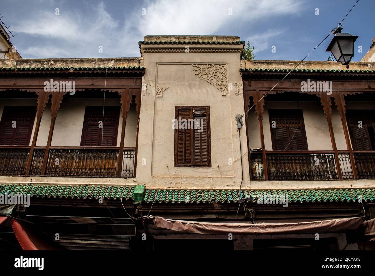 Fez, Morocco - June 16, 2022 Cityscape and architecture of Fez, the ...