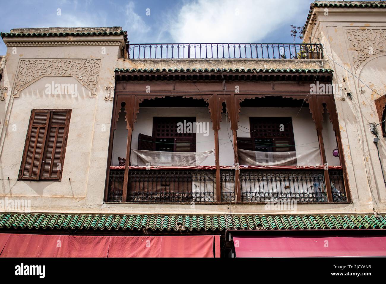 Fez, Morocco - June 16, 2022 Cityscape and architecture of Fez, the ...