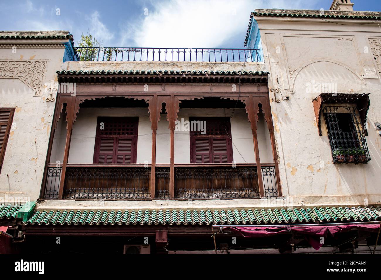Fez, Morocco - June 16, 2022 Cityscape and architecture of Fez, the ...