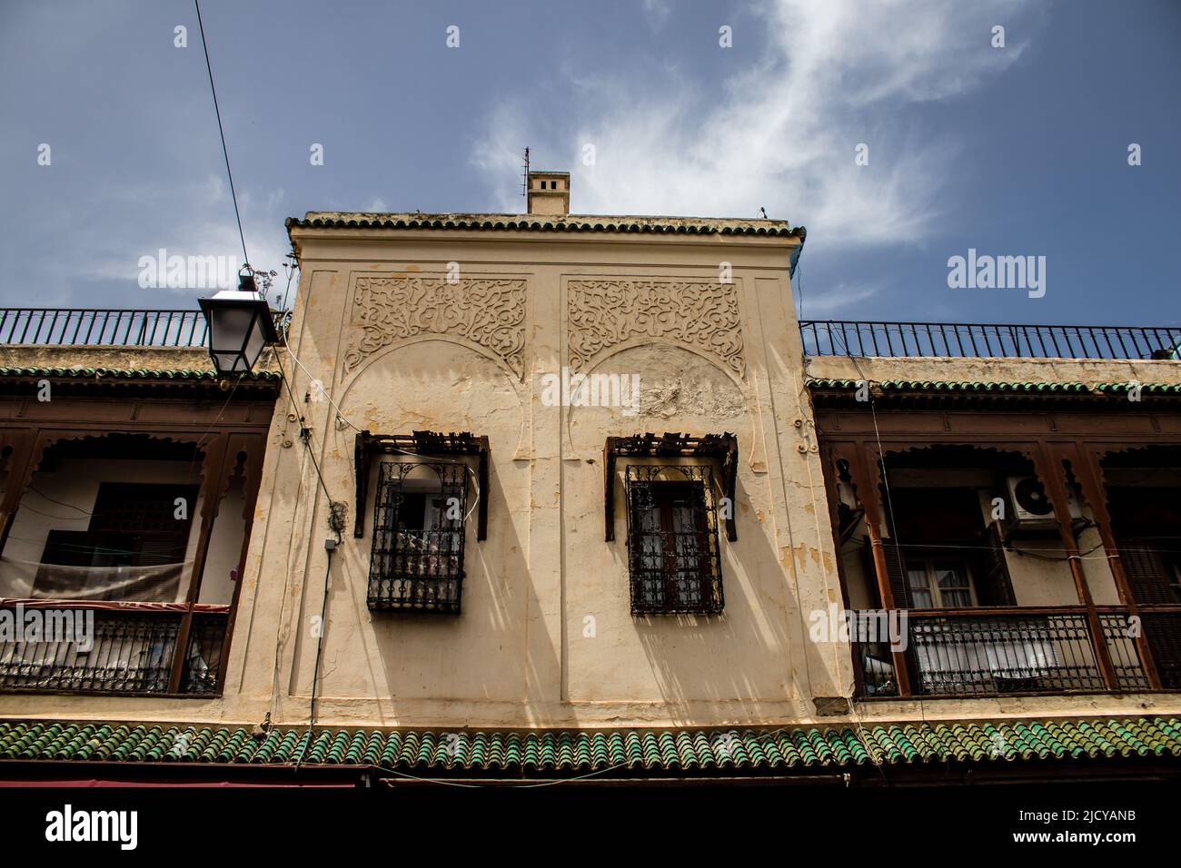 Fez, Morocco - June 16, 2022 Cityscape and architecture of Fez, the ...