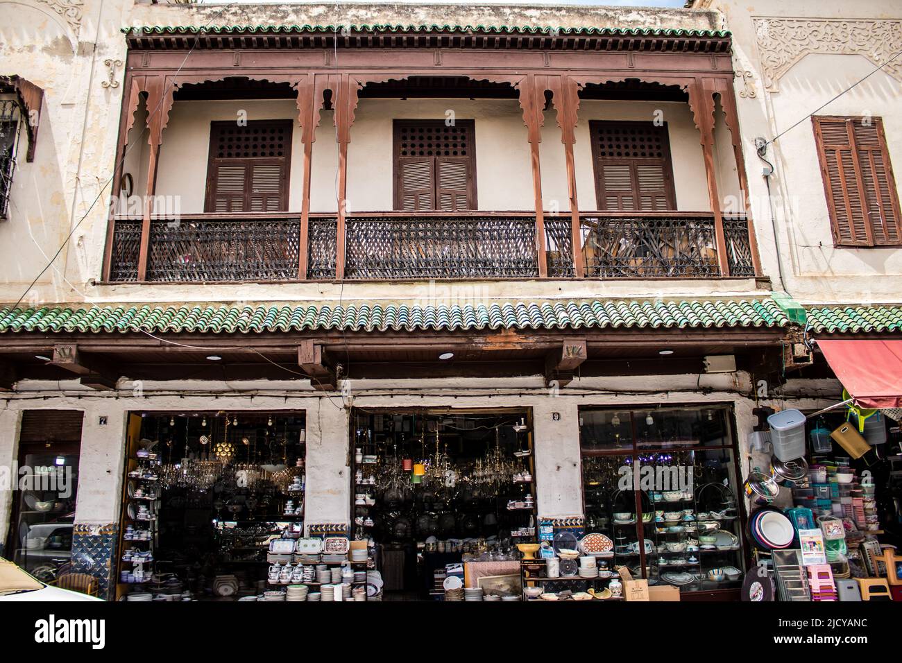 Fez, Morocco - June 16, 2022 Cityscape and architecture of Fez, the ...