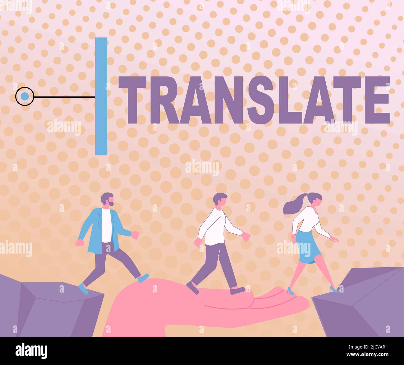 Sign displaying Translate, Business concept Another word with same ...