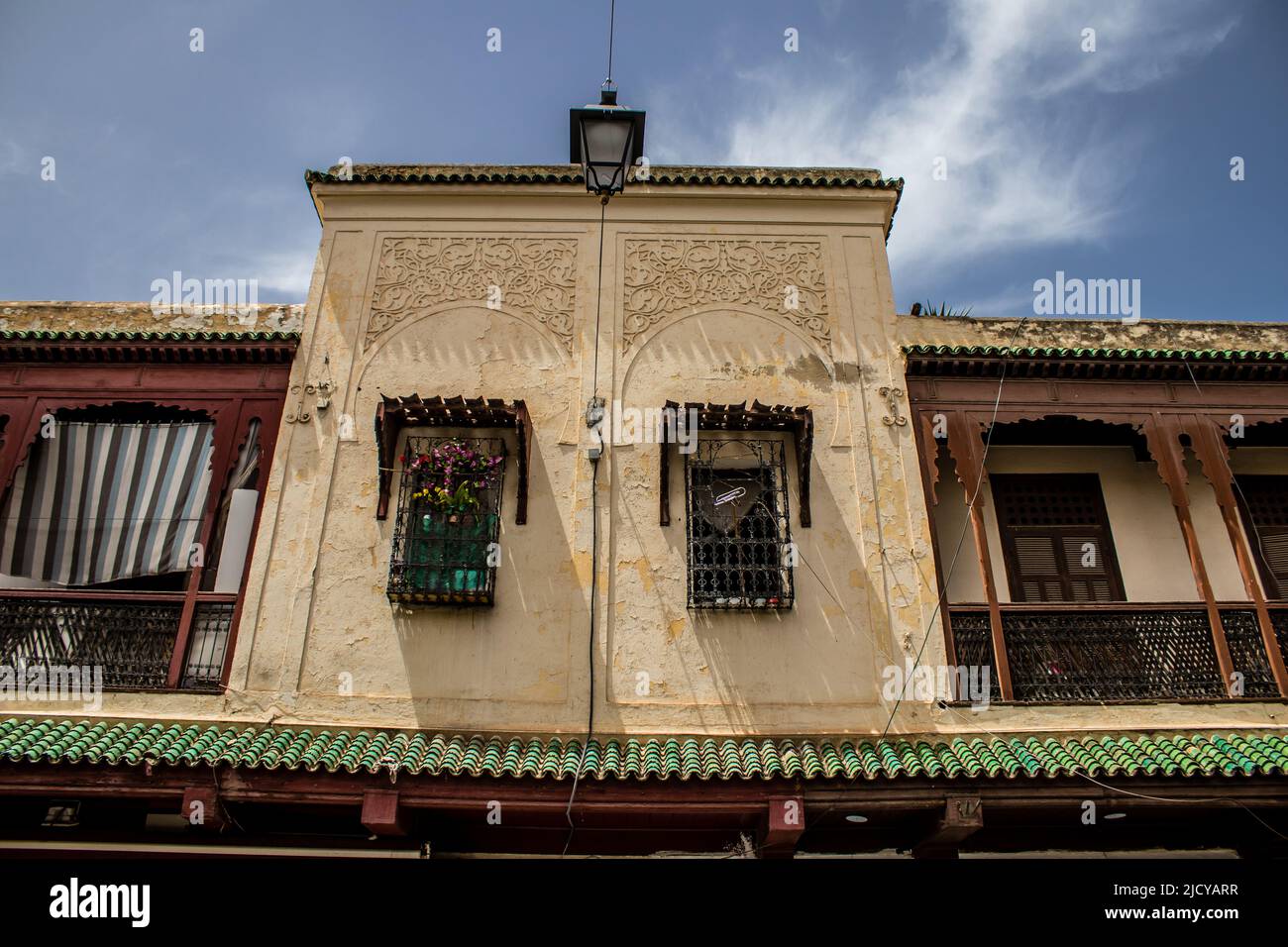 Fez, Morocco - June 16, 2022 Cityscape and architecture of Fez, the ...