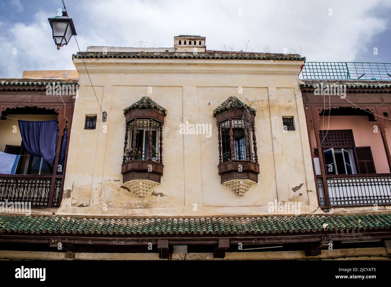 Fez, Morocco - June 16, 2022 Cityscape and architecture of Fez, the ...