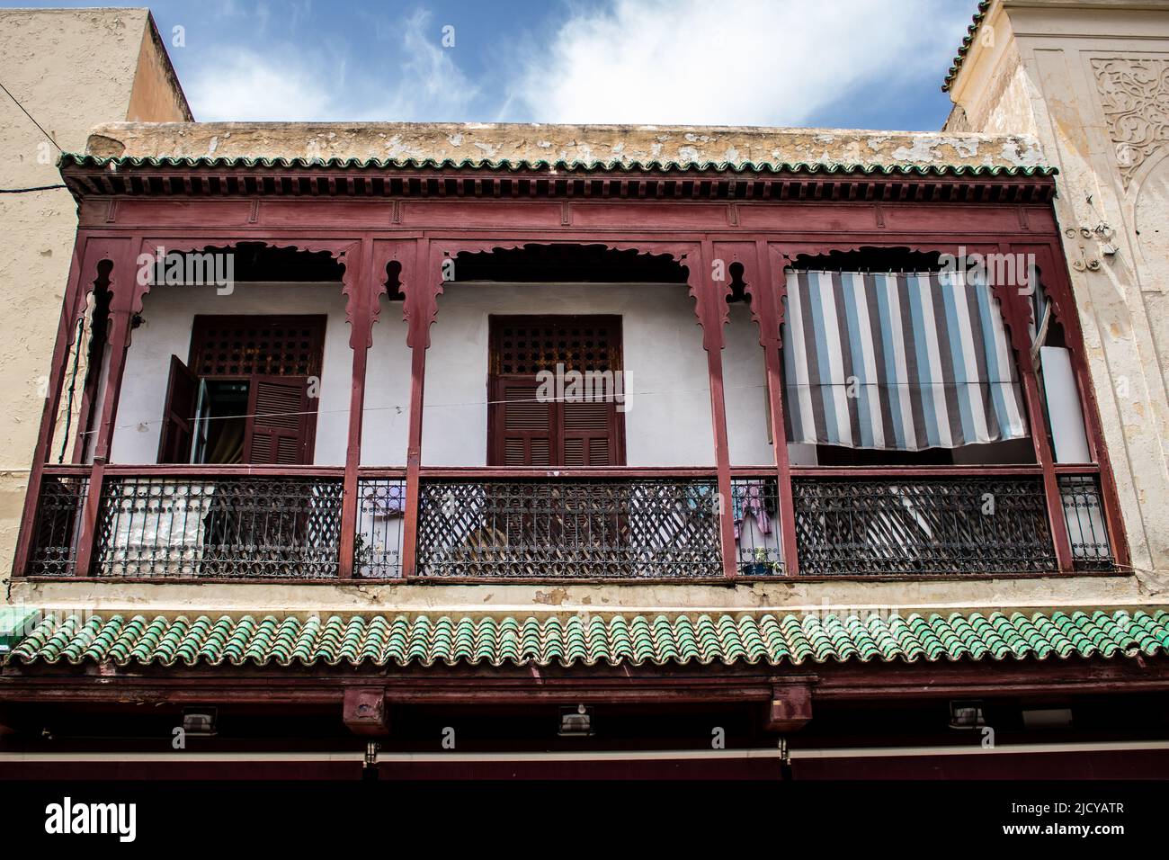 Fez, Morocco - June 16, 2022 Cityscape and architecture of Fez, the ...