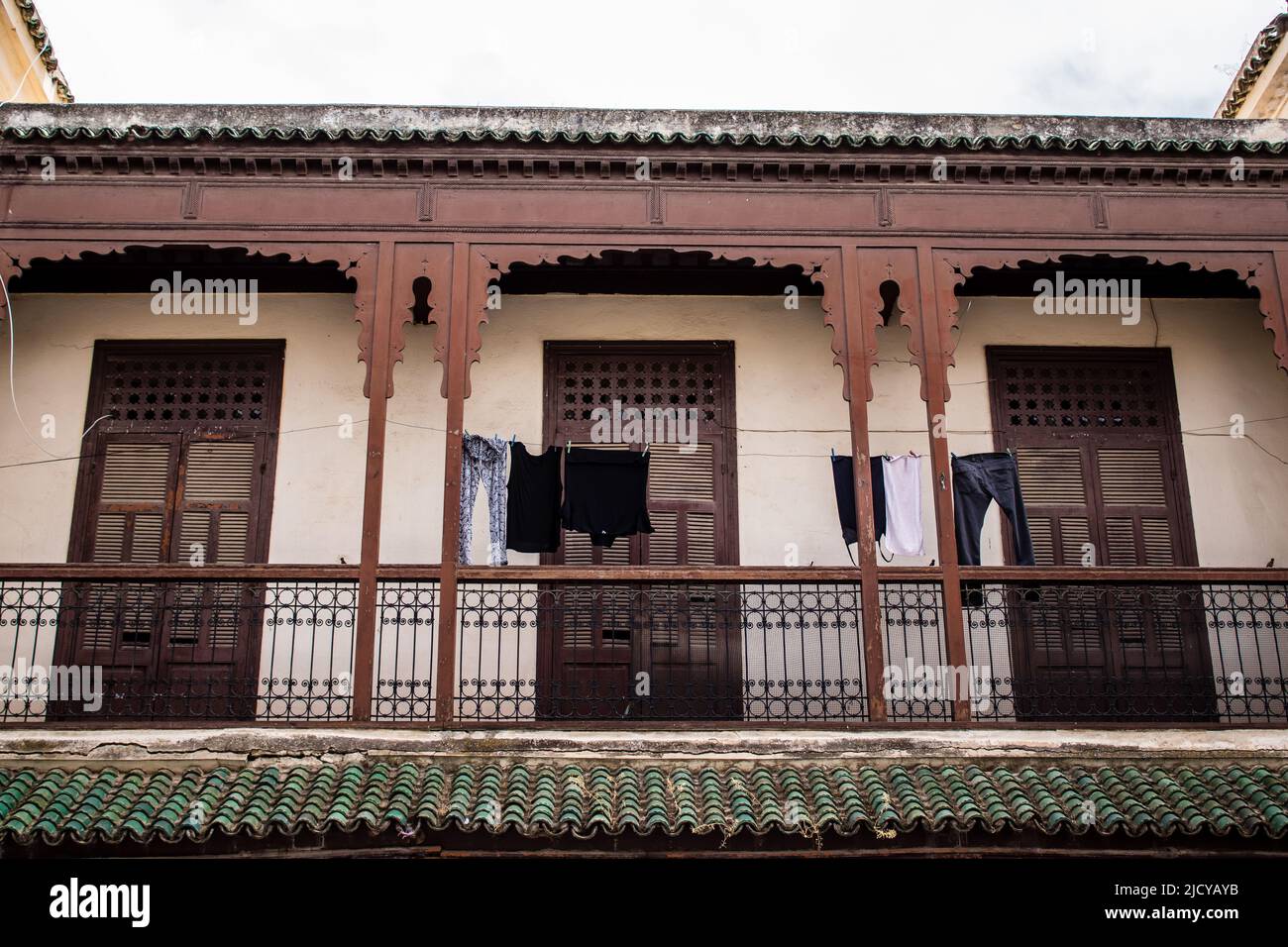Fez, Morocco - June 16, 2022 Cityscape and architecture of Fez, the ...