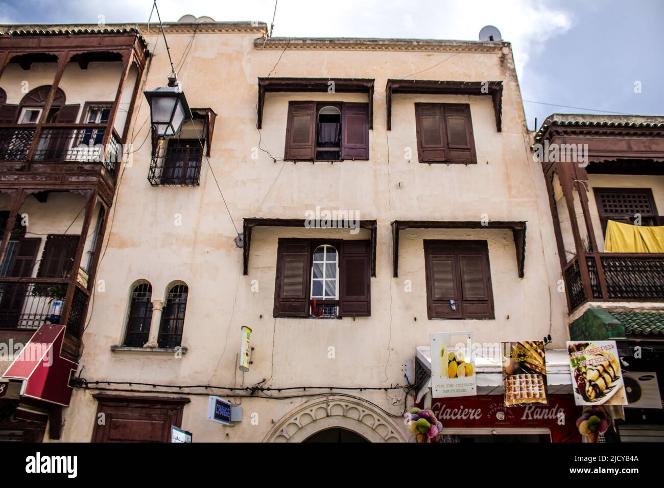 Fez, Morocco - June 16, 2022 Cityscape and architecture of Fez, the ...