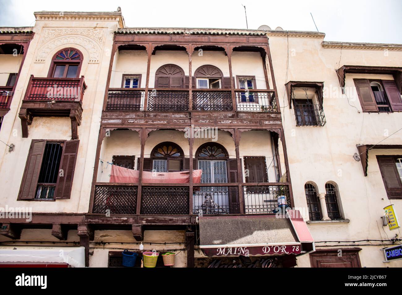 Fez, Morocco - June 16, 2022 Cityscape and architecture of Fez, the ...