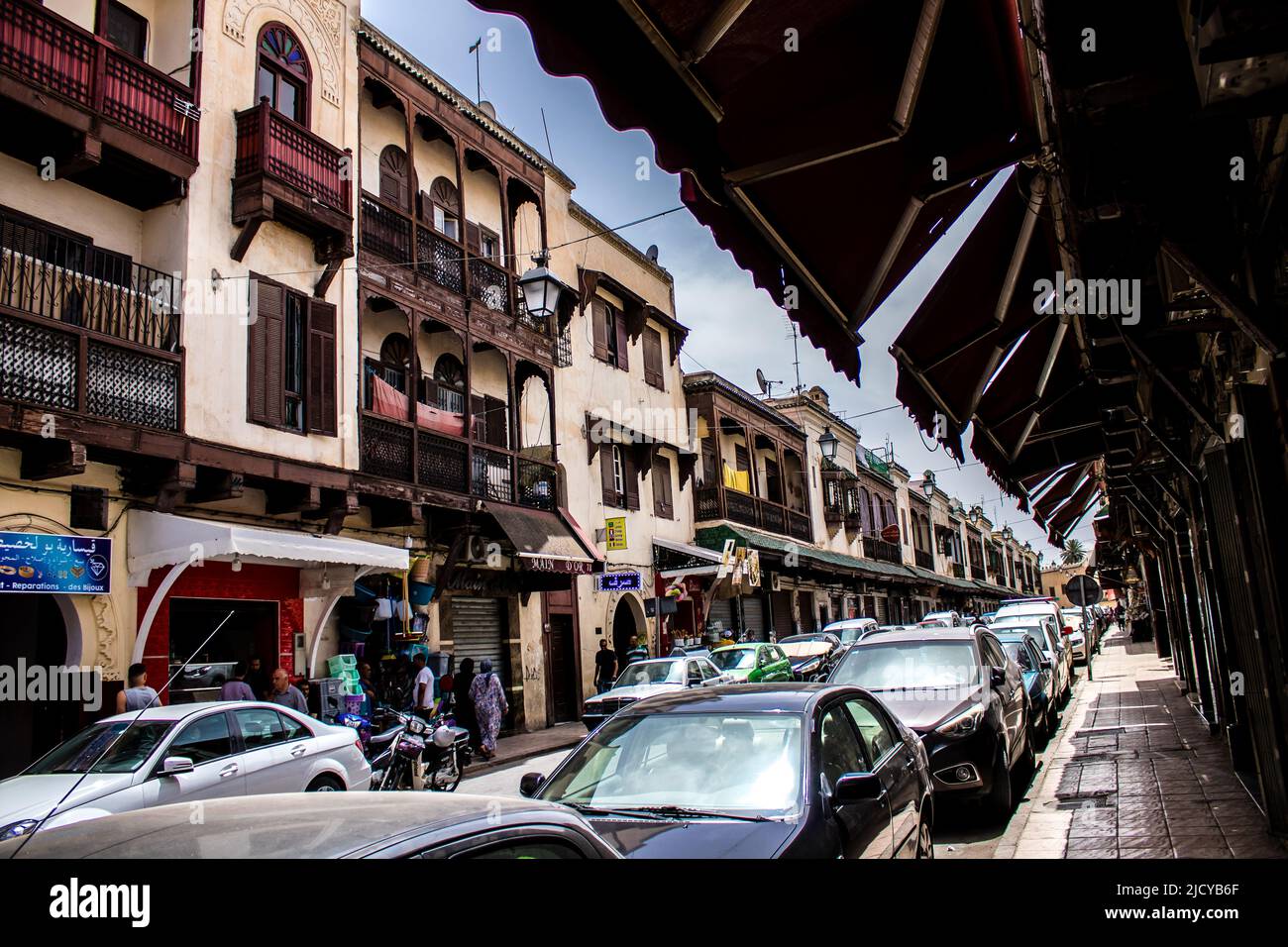 Fez, Morocco - June 16, 2022 Cityscape and architecture of Fez, the ...